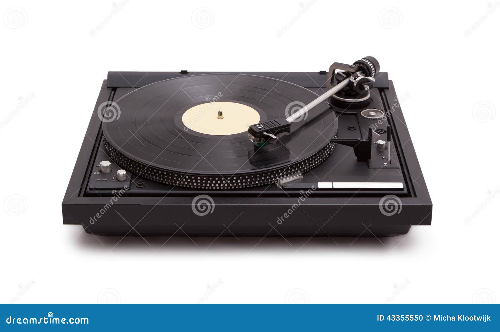 Details of an Old Pick-up Player Stock Photo - Image of rotating ...