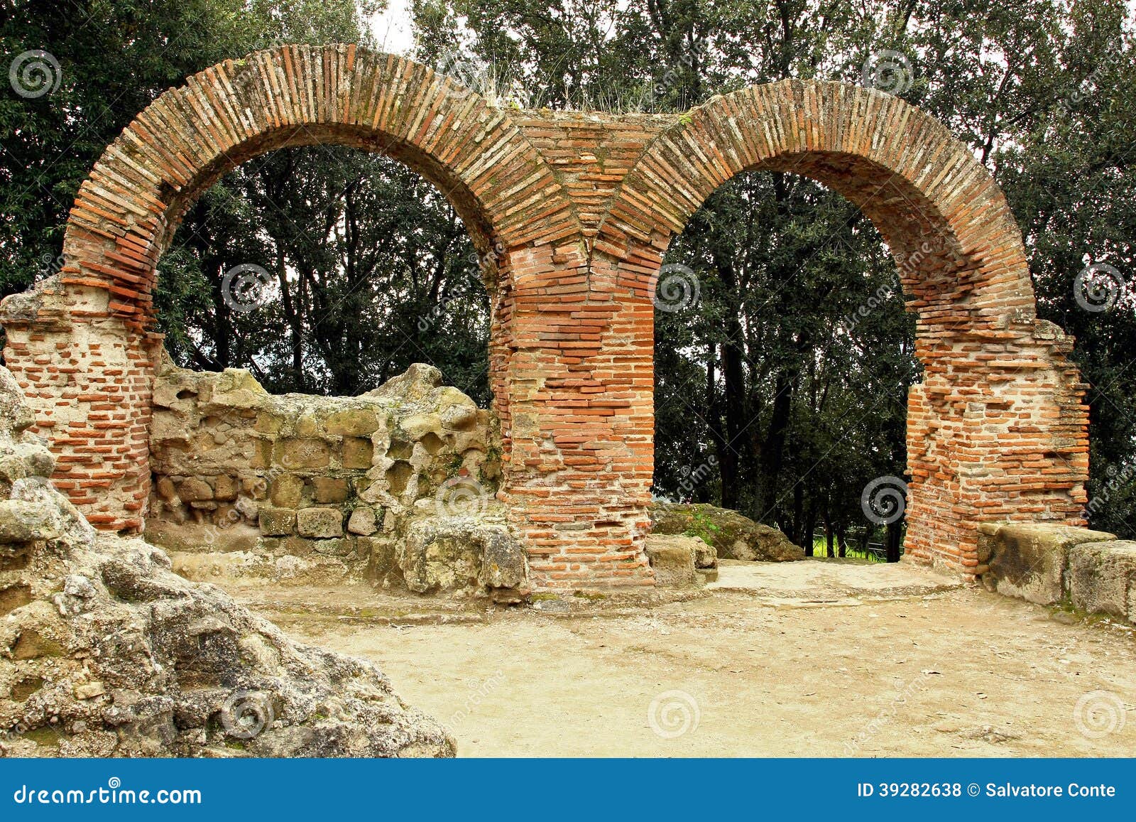 Details of the Old Ruins at Cumae Stock Photo - Image of historic ...
