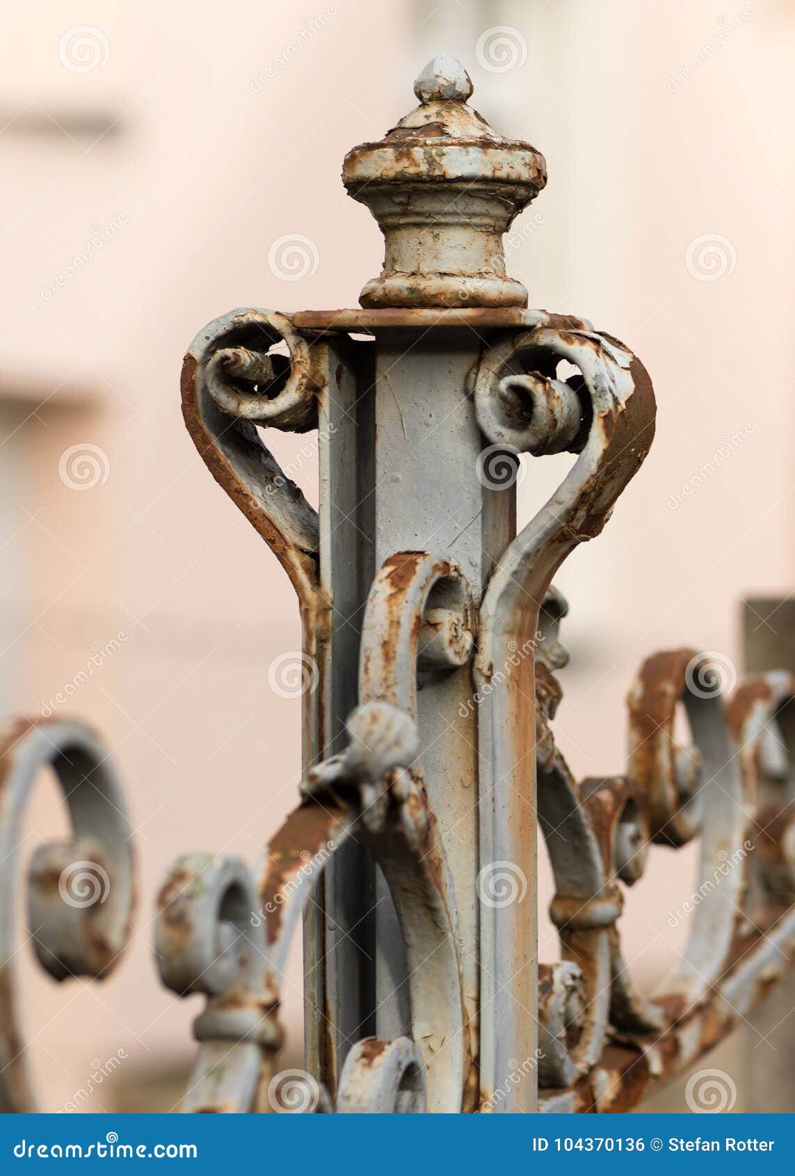 Details of an Old Rusty Iron Gate Stock Photo - Image of iron, entrance ...