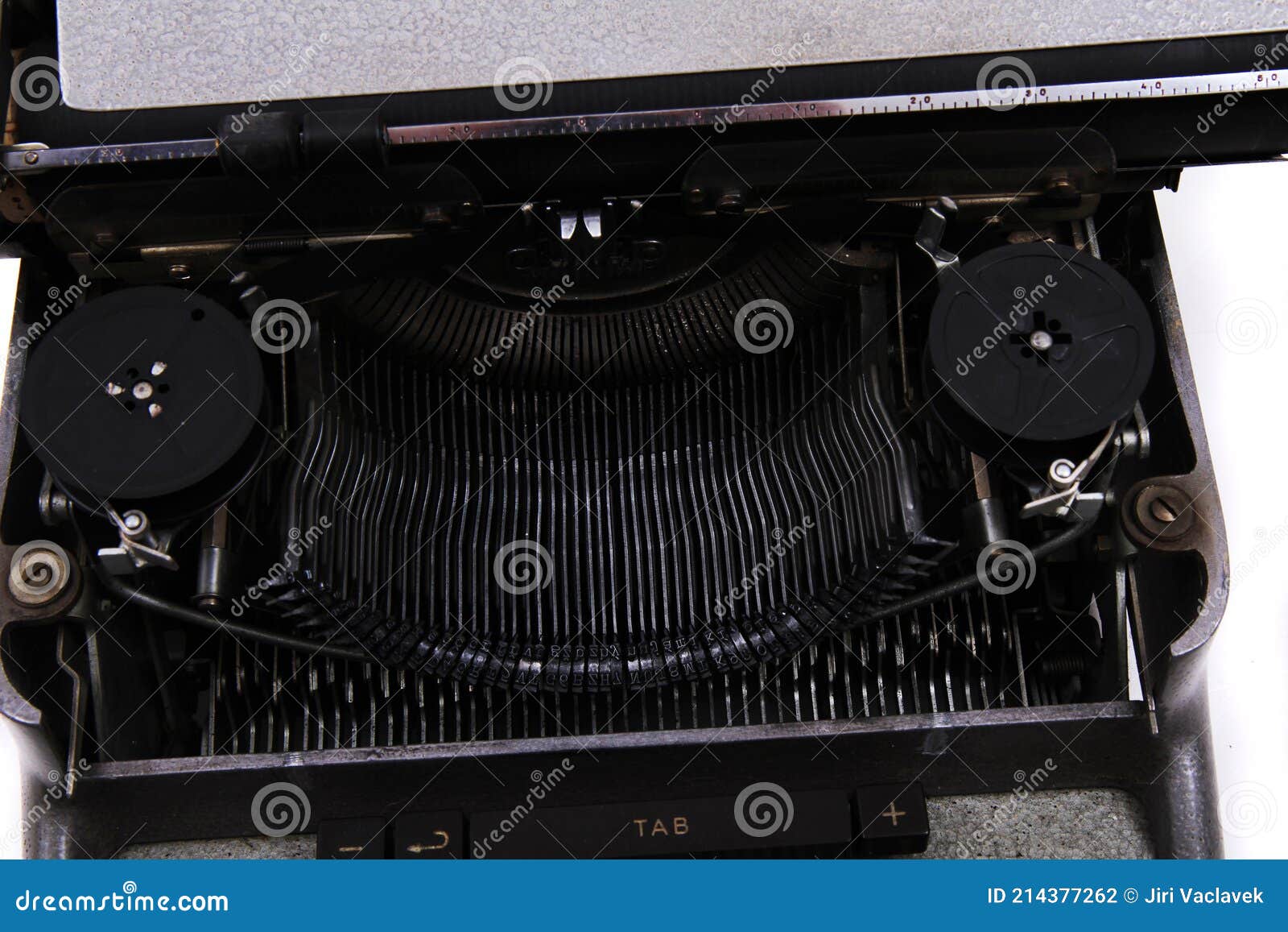 Details of Old Typing Machine Stock Photo - Image of machine, alphabet ...