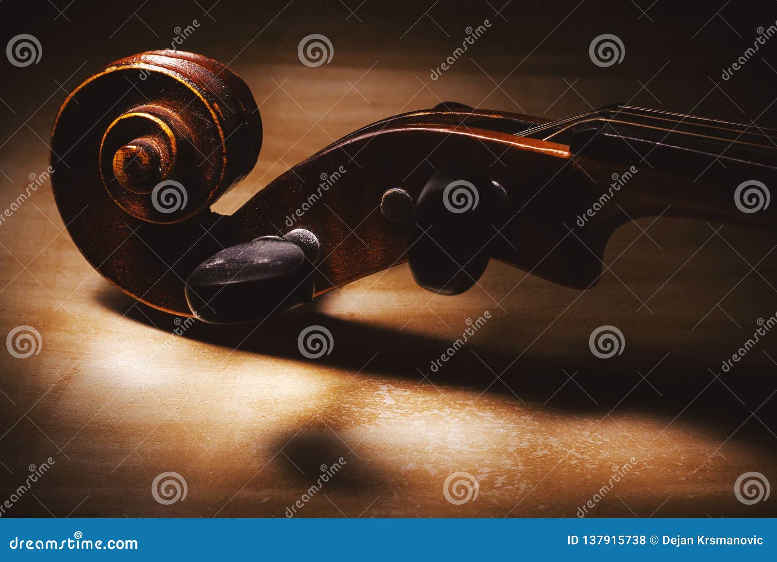 Details of an old Violin stock photo. Image of folk - 137915738