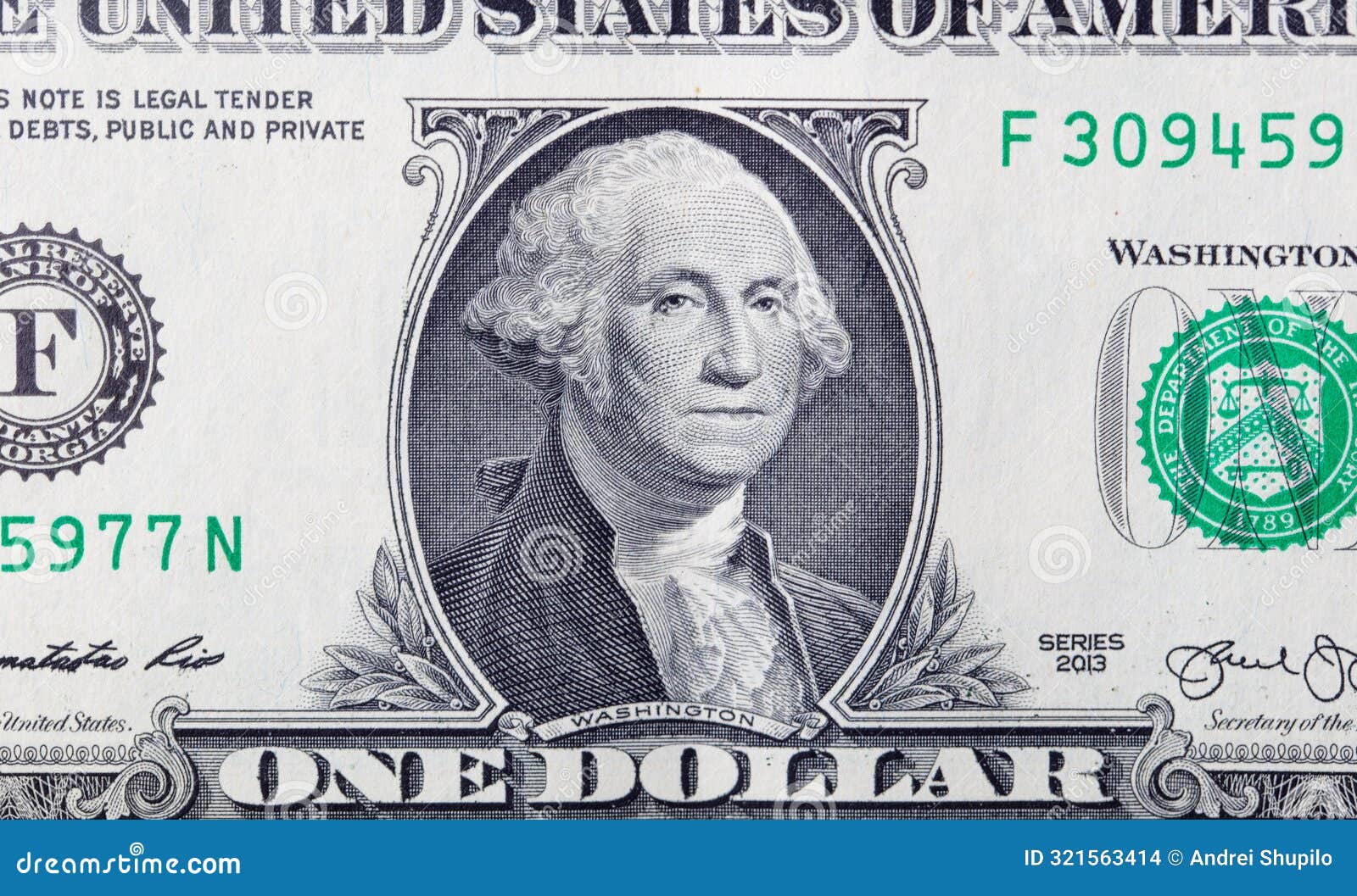 Details of a One Dollar Bill. Background Stock Photo - Image of symbol ...