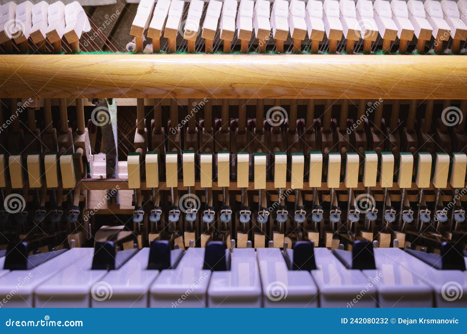 Details of an Open Upright Piano Stock Photo - Image of open, ebony ...
