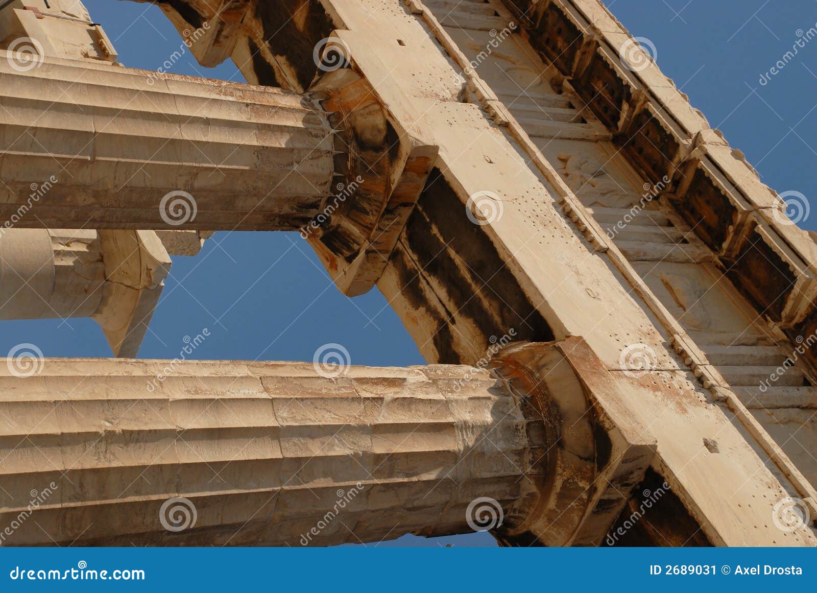 Details of Parthenon stock image. Image of architecture - 2689031
