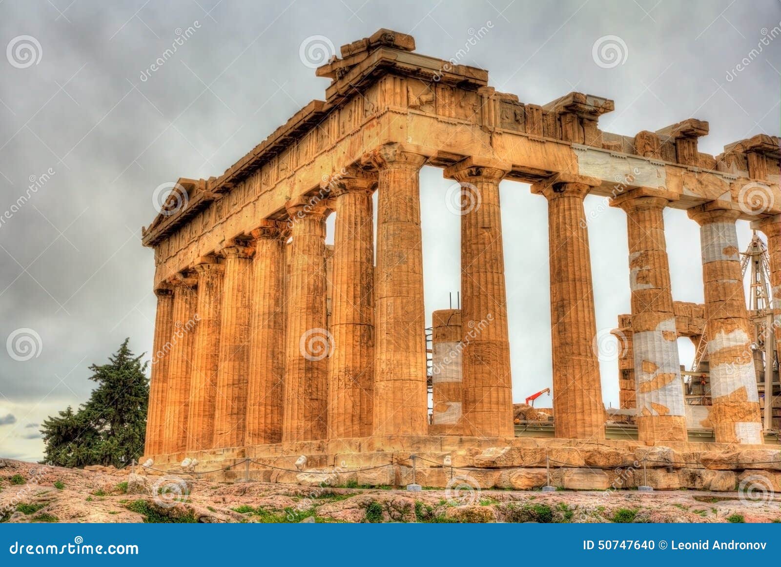 Details of Parthenon in Athens Stock Photo - Image of building ...