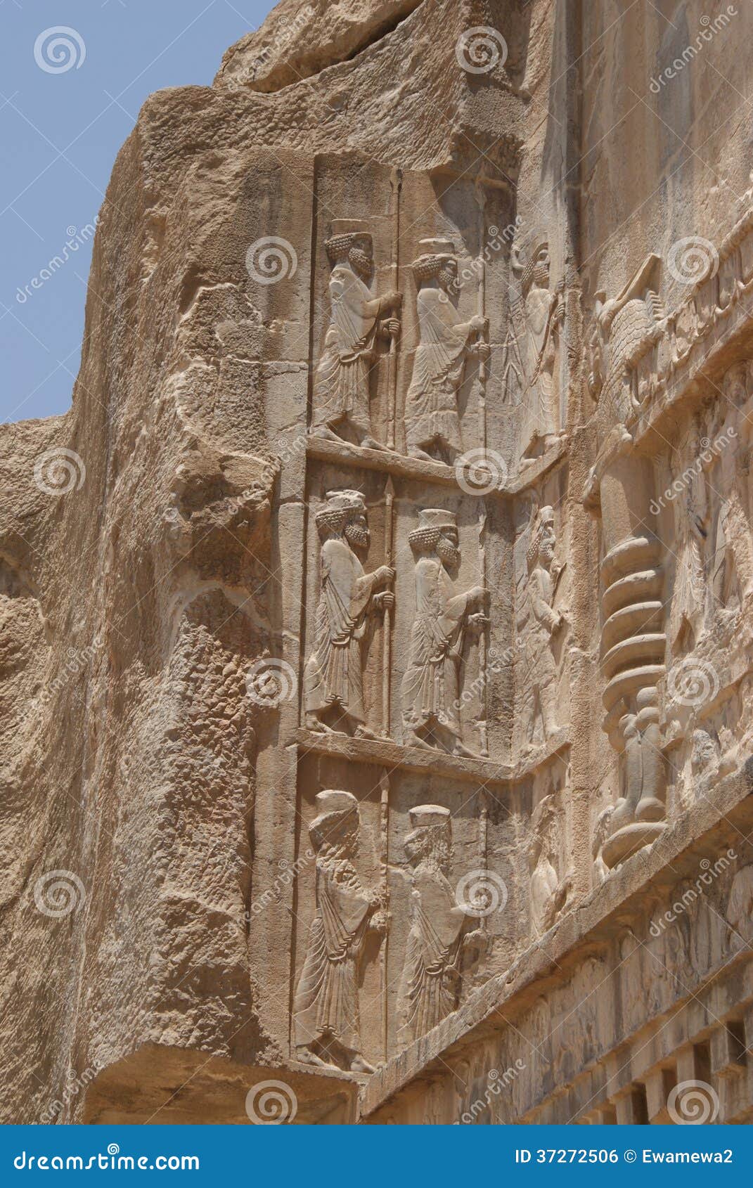Details of Persepolis art stock photo. Image of abandoned - 37272506