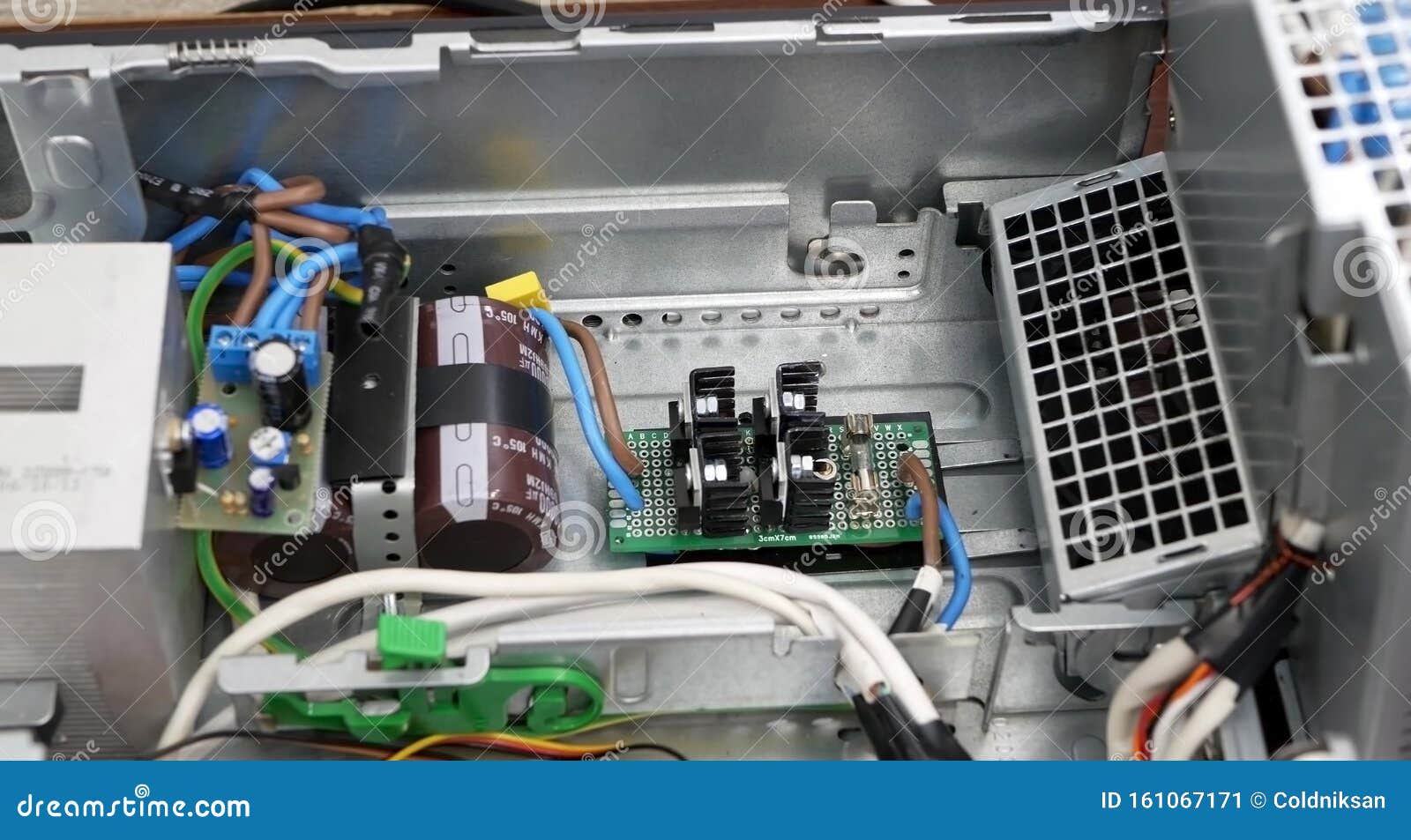 Details of a Personal Computer, Closeup Assembly Stock Image - Image of ...