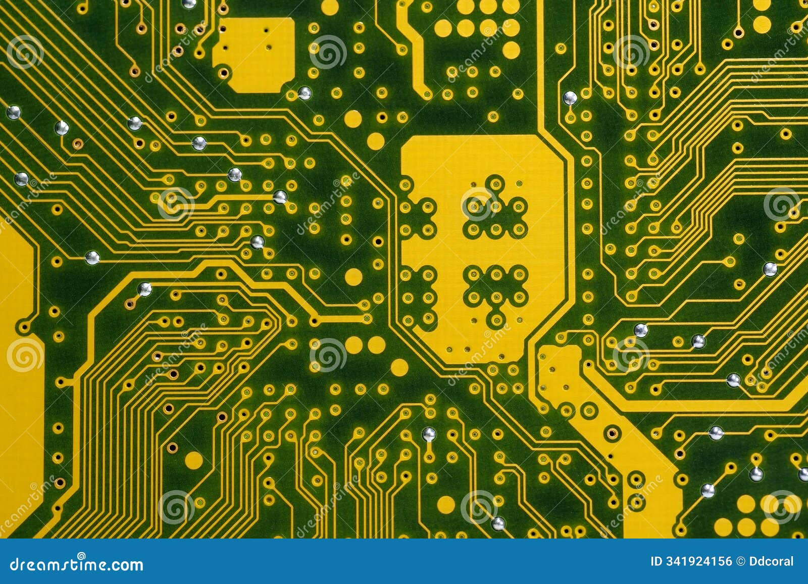Details of Personal Computer Mainboard. Computer Motherboard, Close-up ...
