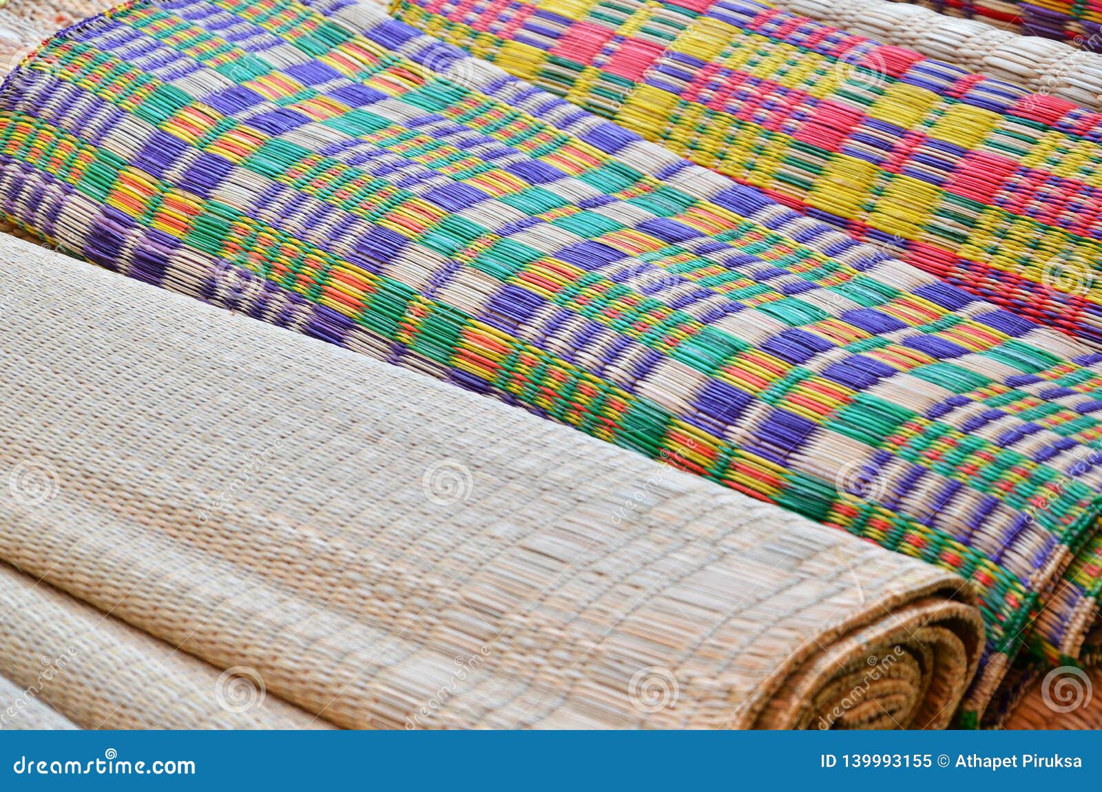 Beautiful Pattern of Colored Papyrus Mat Texture Stock Image - Image of ...