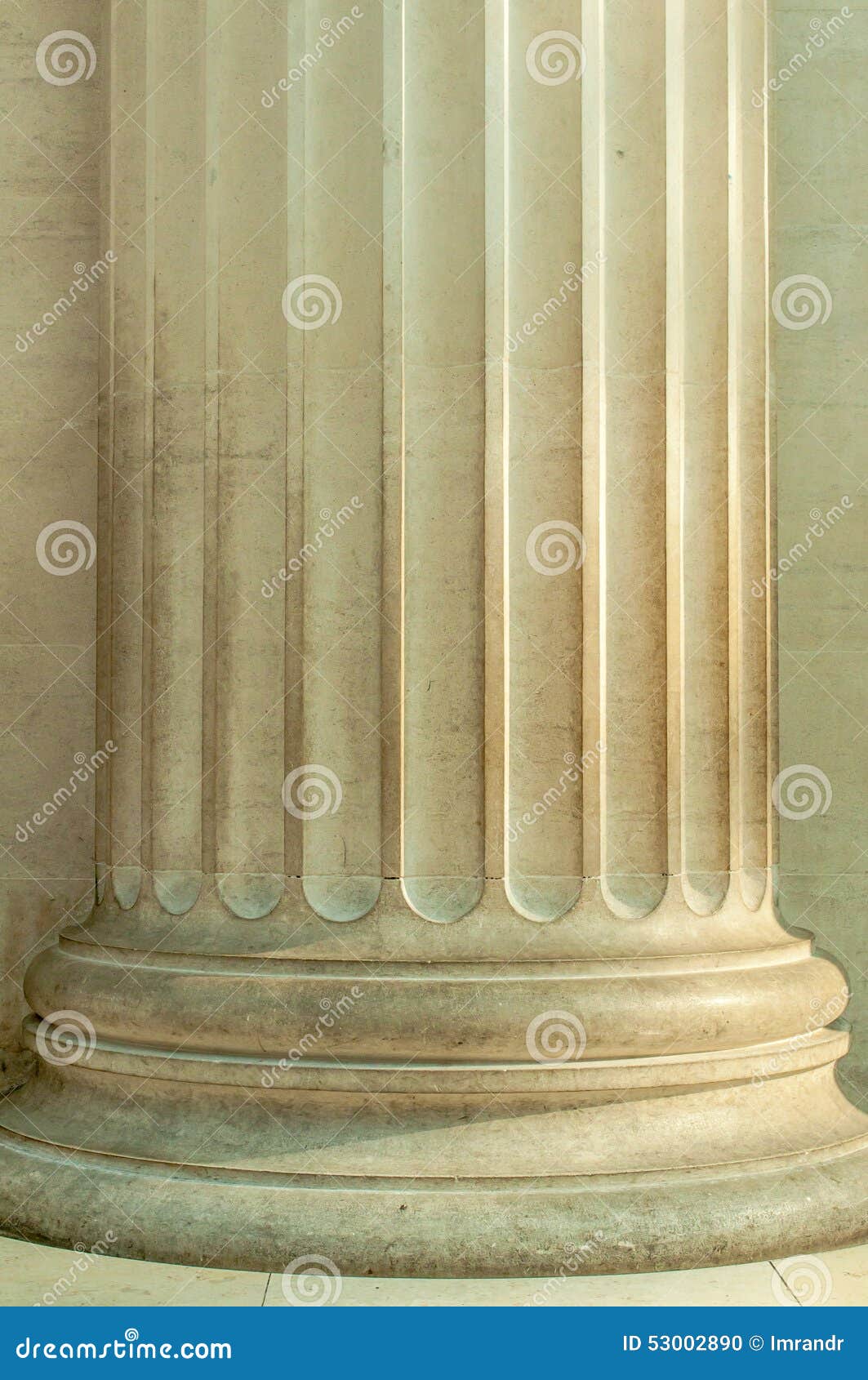 Details of a Pillar and Its Architectural Details Stock Photo - Image ...