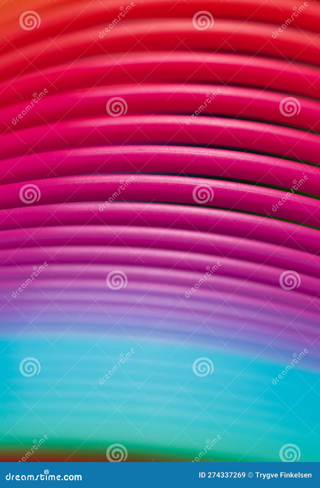 Details of a Rainbow Coloured Plastic Toy... Stock Image - Image of ...