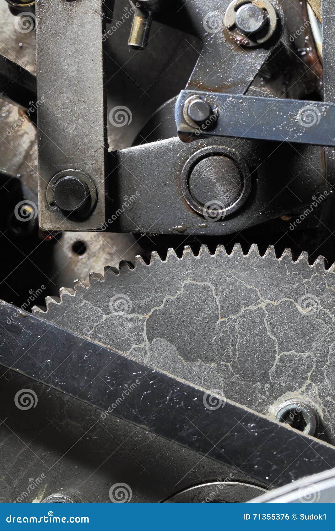 Details of Retro Machinery Macro Stock Photo - Image of iron, abstract ...