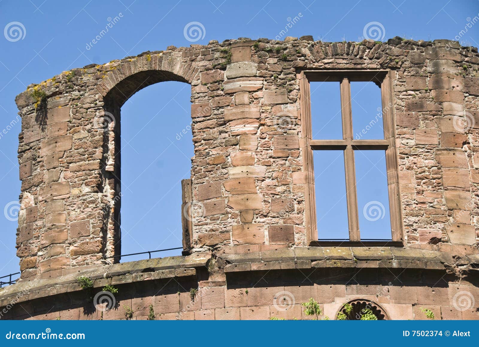 Details of ruined castle stock photo. Image of looking - 7502374