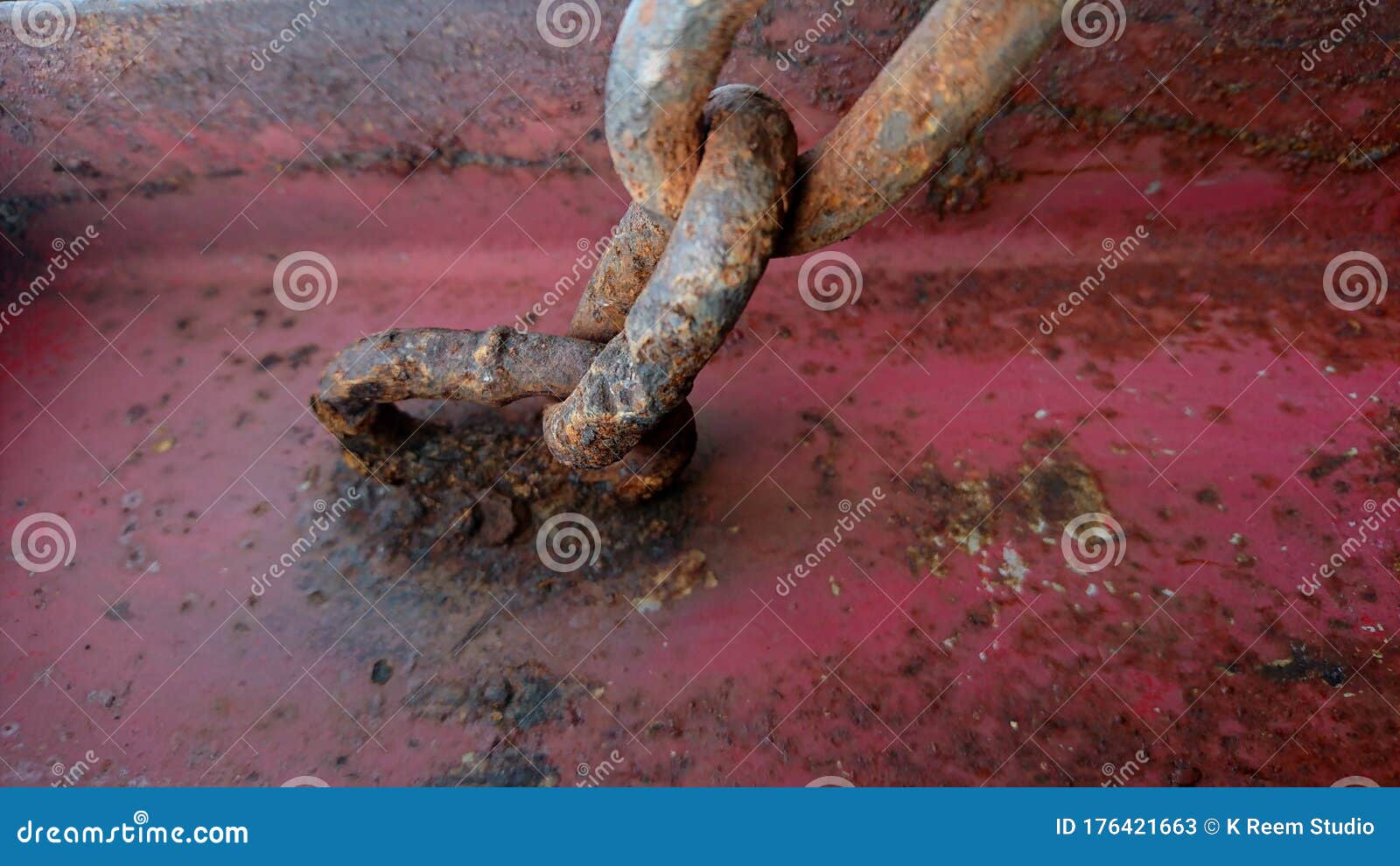 Details of Rusty and Broken Iron Chains Stock Image - Image of metal ...