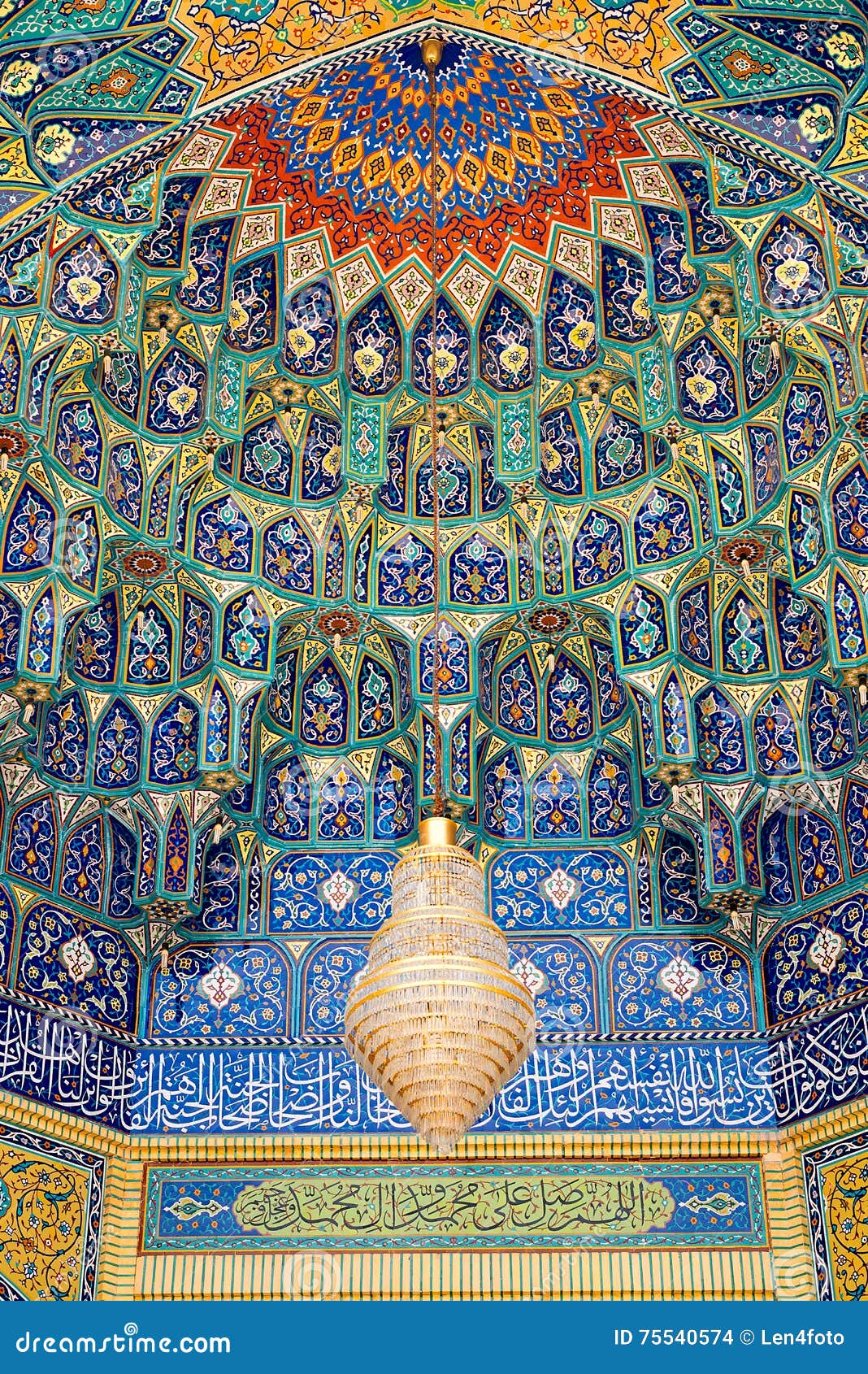 Details of Shah-e-Cheragh Complex Shrine Stock Photo - Image of ancient ...