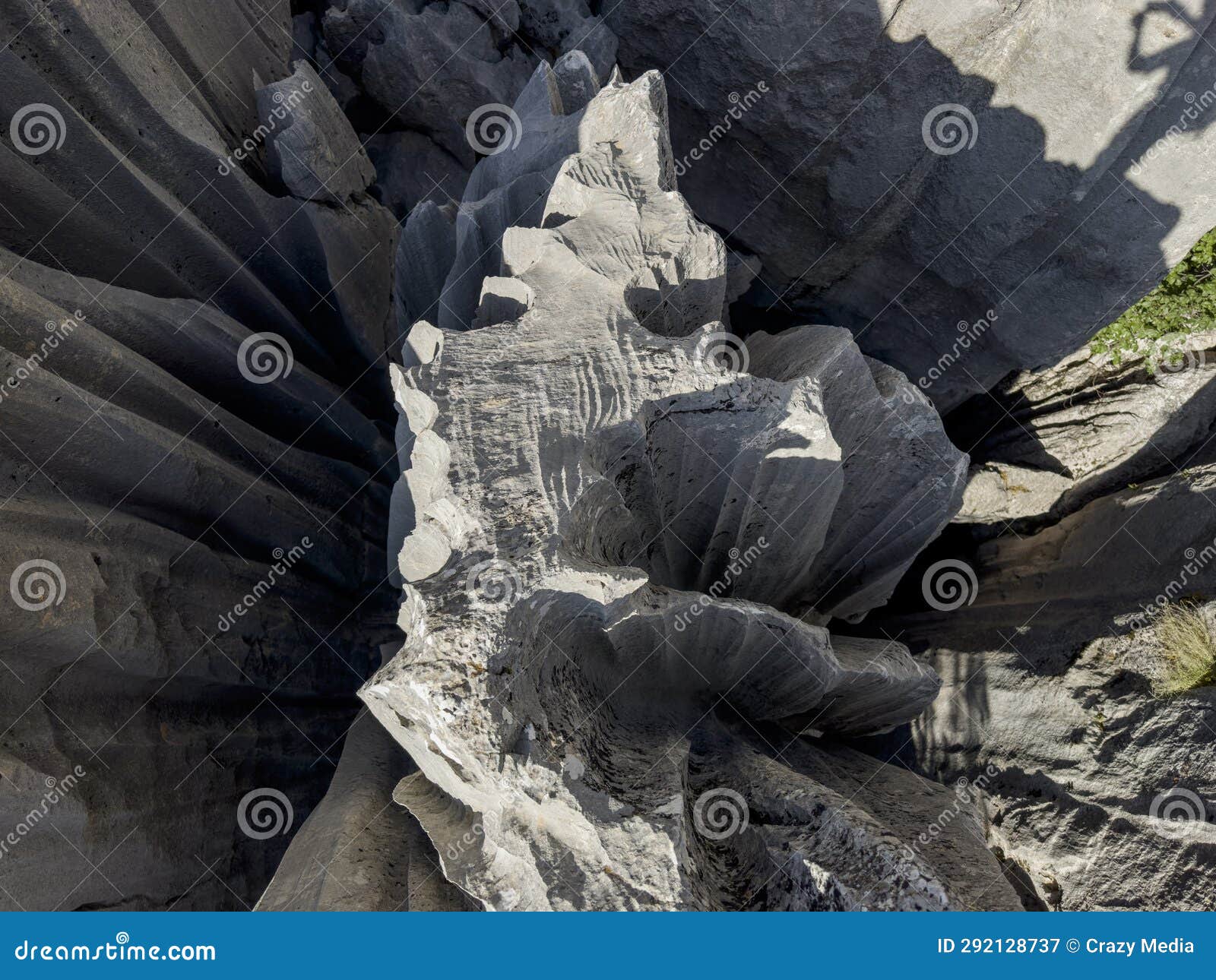 Details of Sharp Rocks from the Glacial Period Stock Image - Image of ...