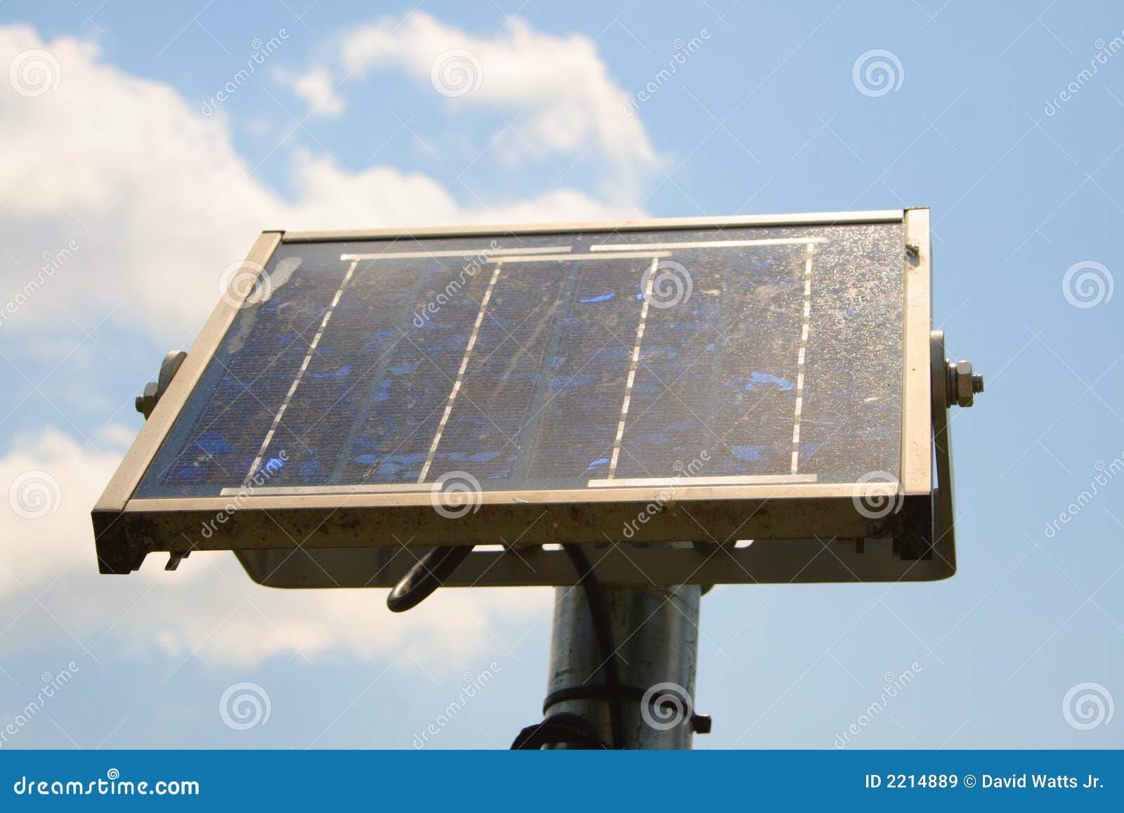 Details of a Small Solar Panel Stock Image - Image of sunlight, warming ...