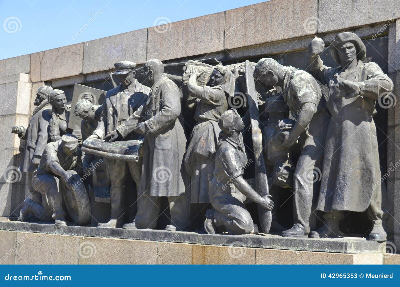 Details of Soviet Army Monument Editorial Stock Photo - Image of memory ...