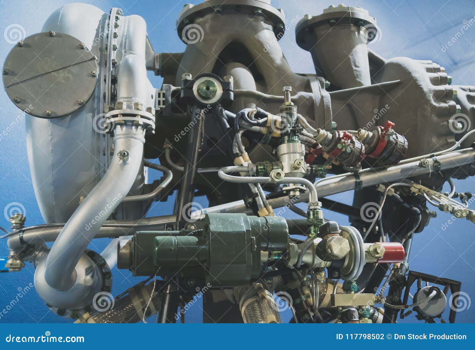 Rocket engine. editorial photography. Image of industry - 117798502