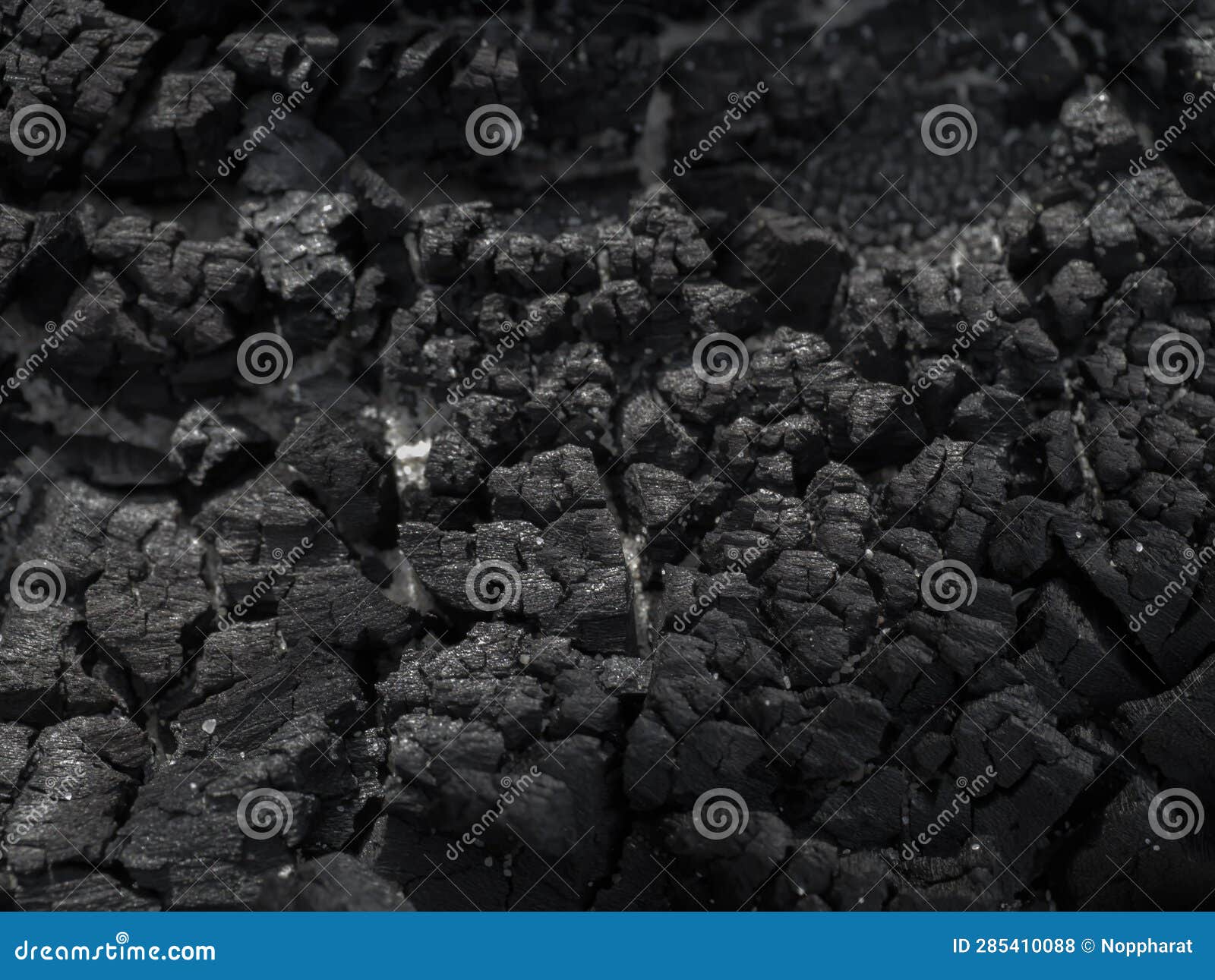 Details on the Surface of Charcoal Stock Photo - Image of globally ...