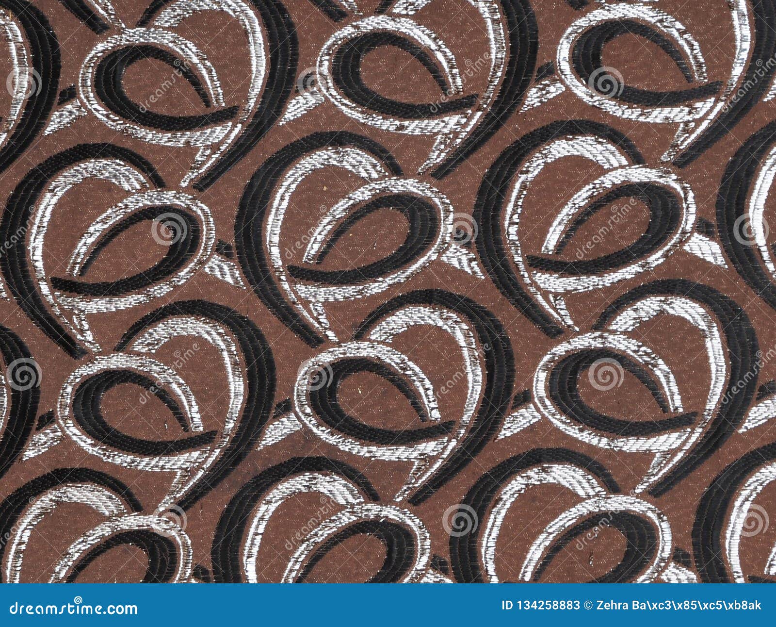 Brown Colored Patterned Fabric Texture Stock Image - Image of gunny ...