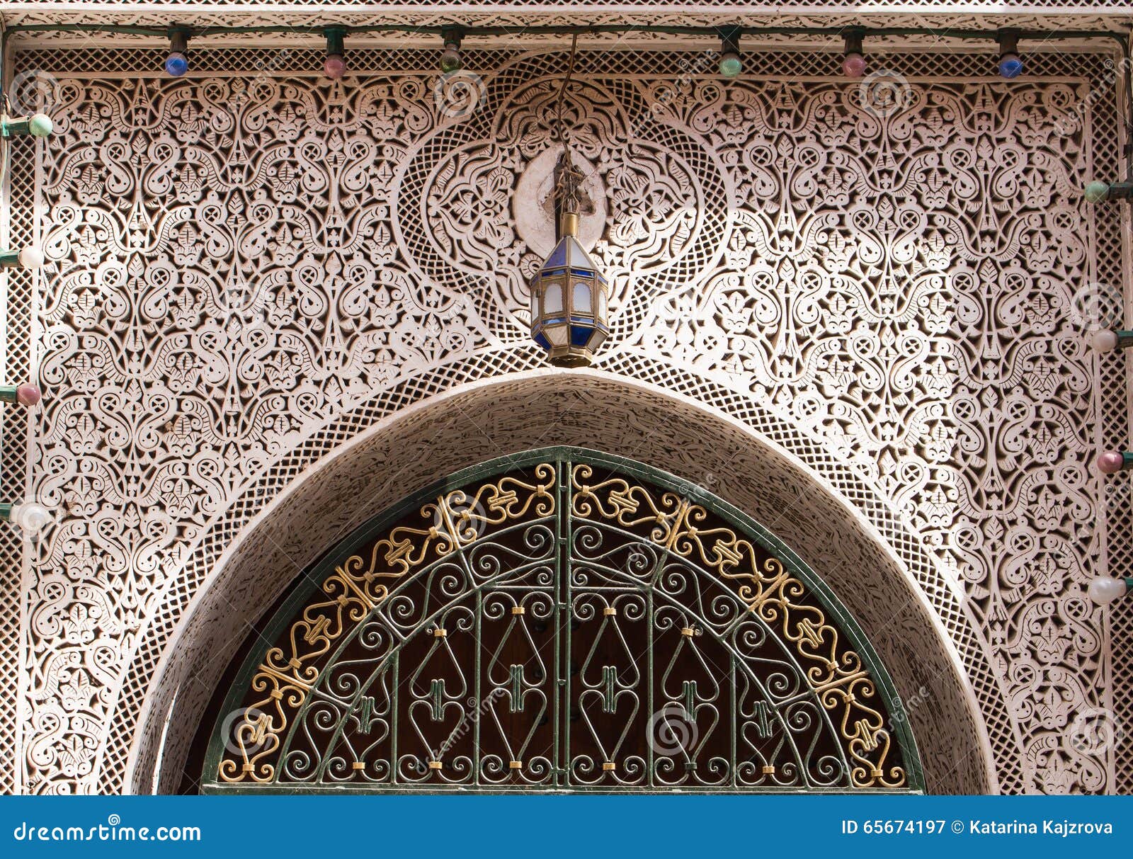Details of a Traditional Gate, Morocco Stock Image - Image of exterior ...