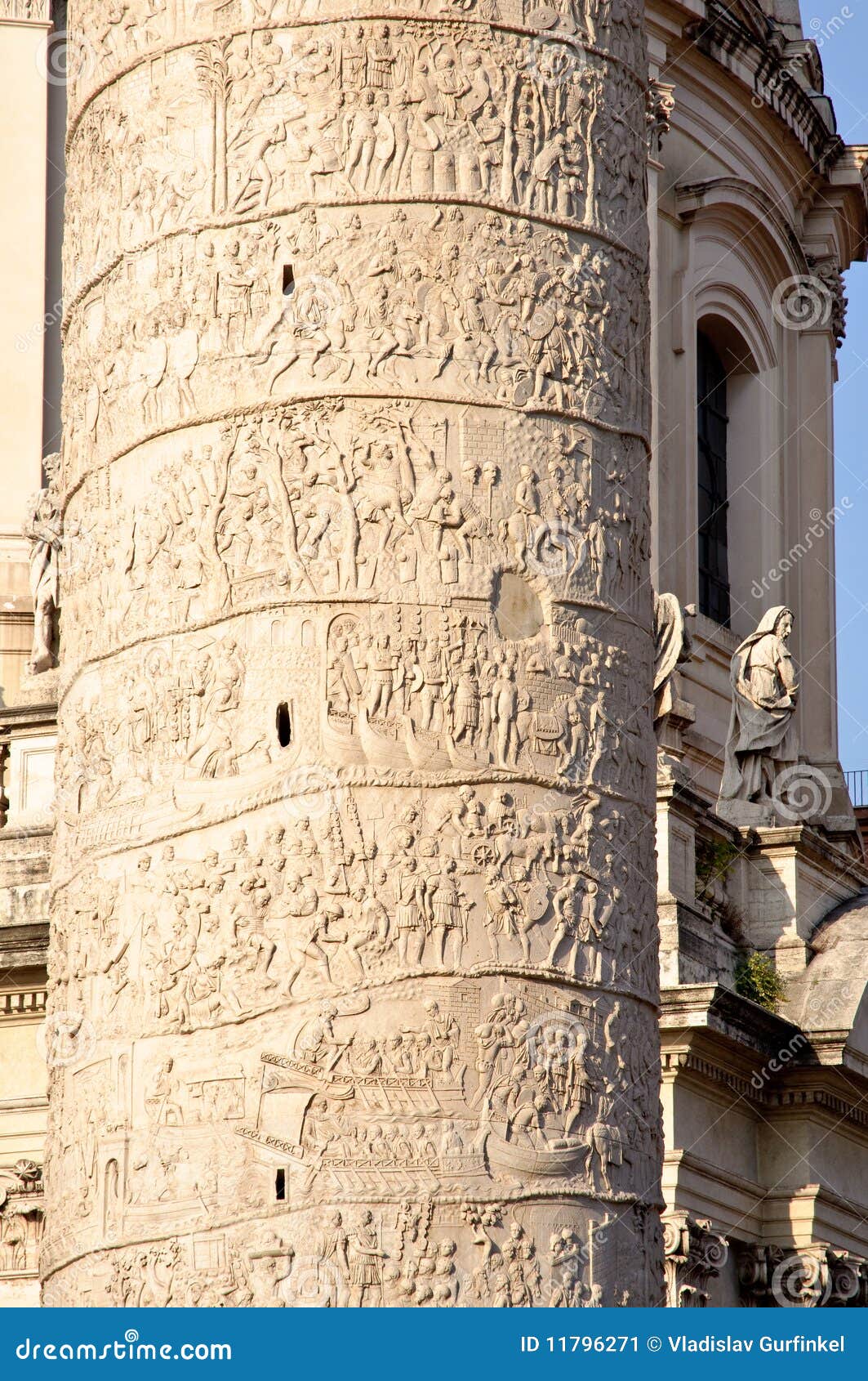 Details of Trajan s column stock image. Image of monument - 11796271