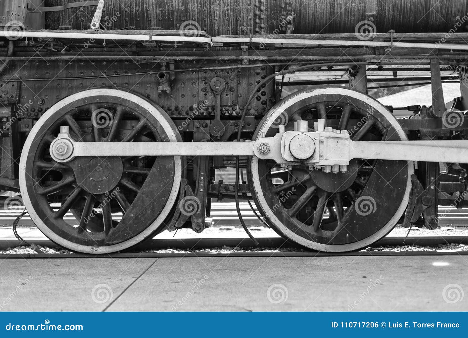 The Wheels of the Old Train Stock Photo - Image of retro, gear: 110717206