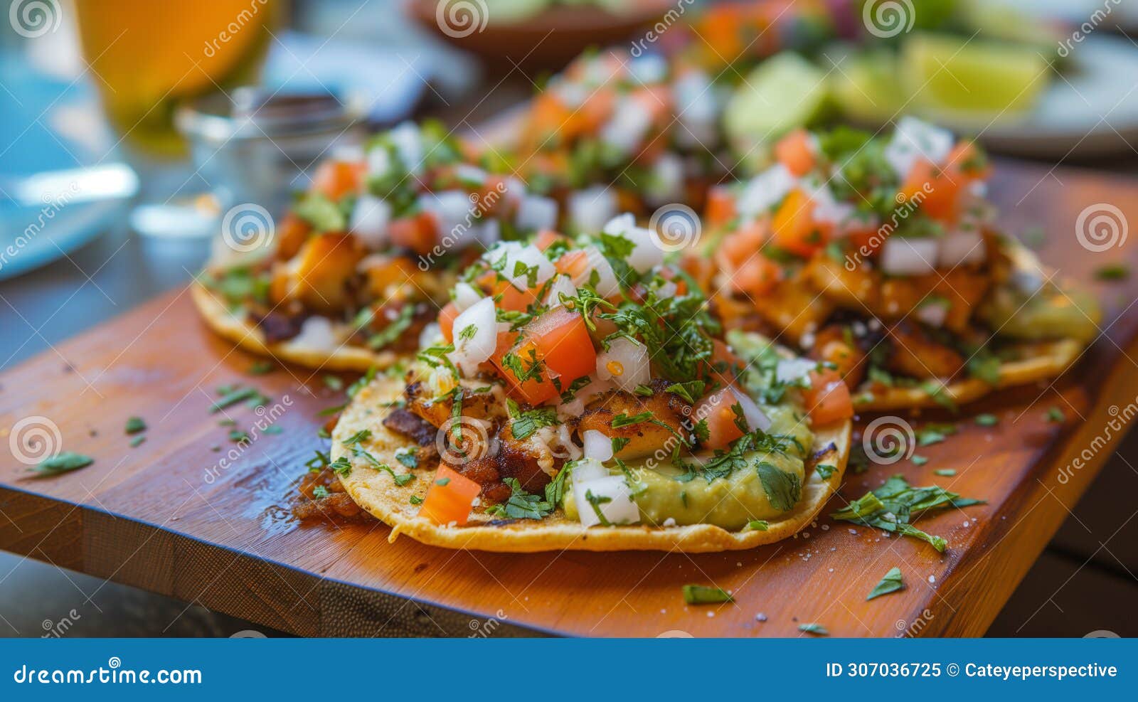 Details Wiht The Mexican Tostadas Dish. AI Generated Royalty-Free Stock ...