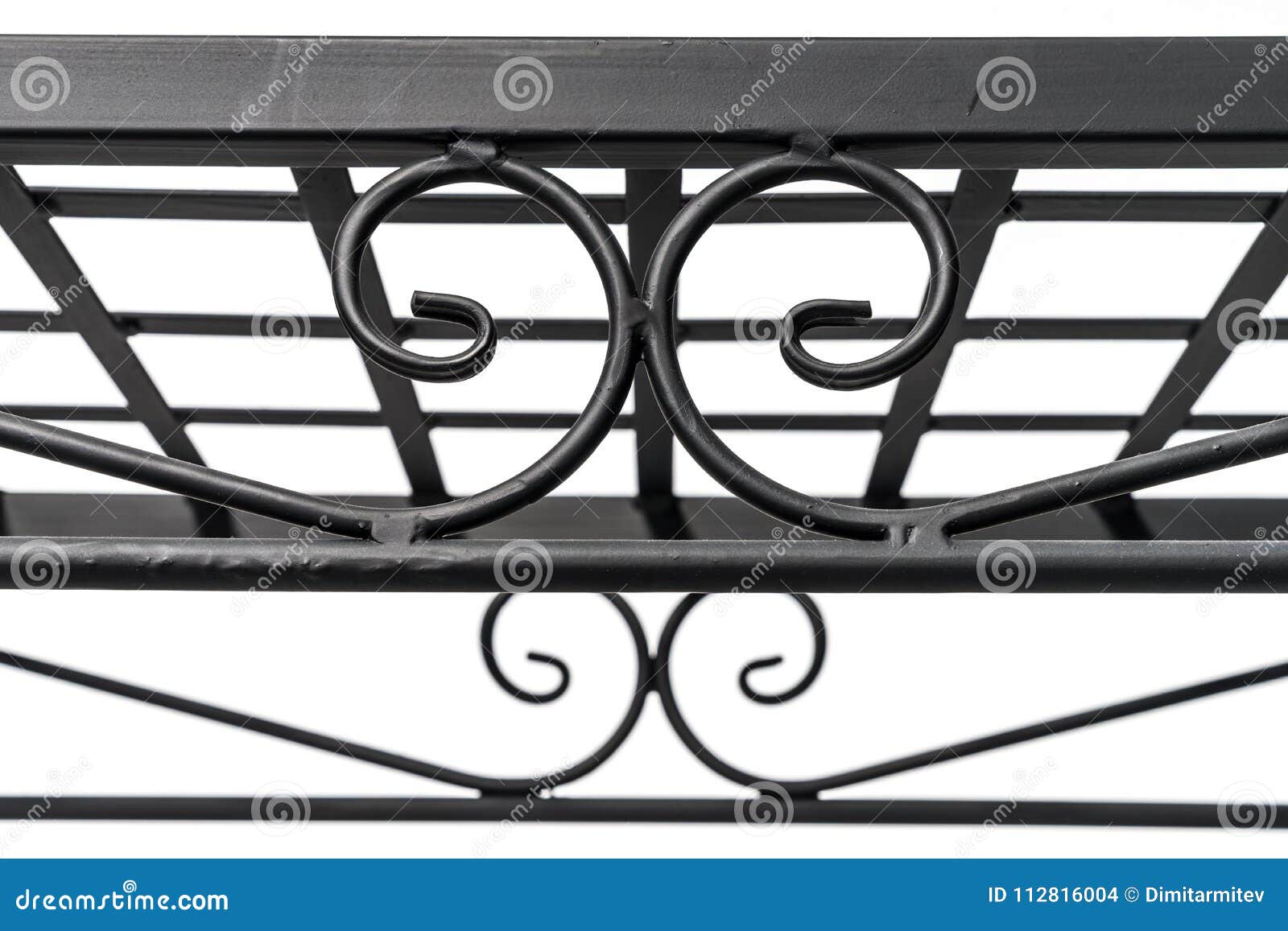 Wrought Iron, Structure and Ornaments Stock Photo - Image of bend ...