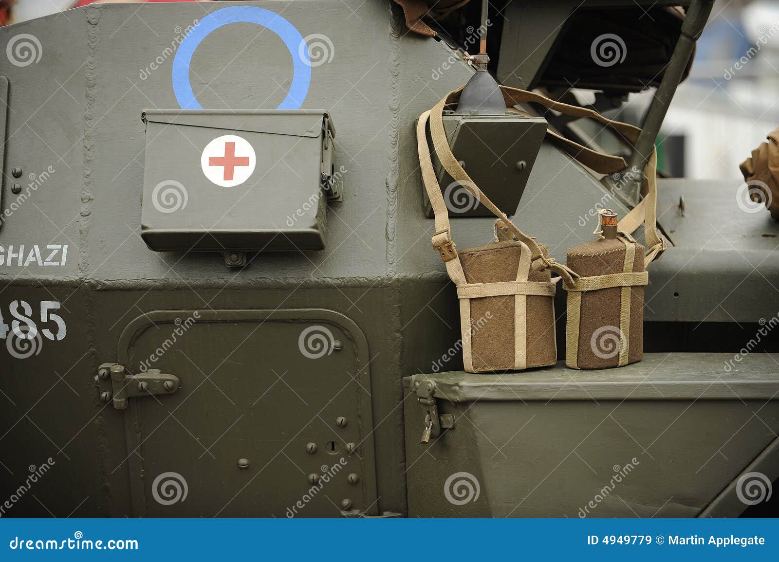 Details of WW2 tank stock image. Image of fashioned, tools - 4949779