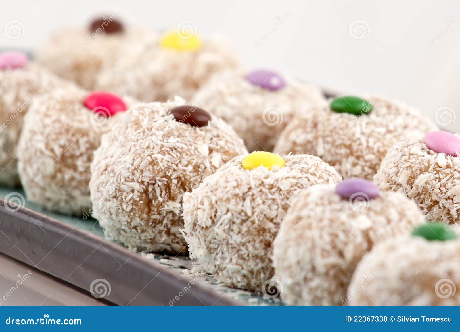 Detalhe Dos Bolinhos Do Coco Foto de Stock - Imagem de gosto, bolinhos ...