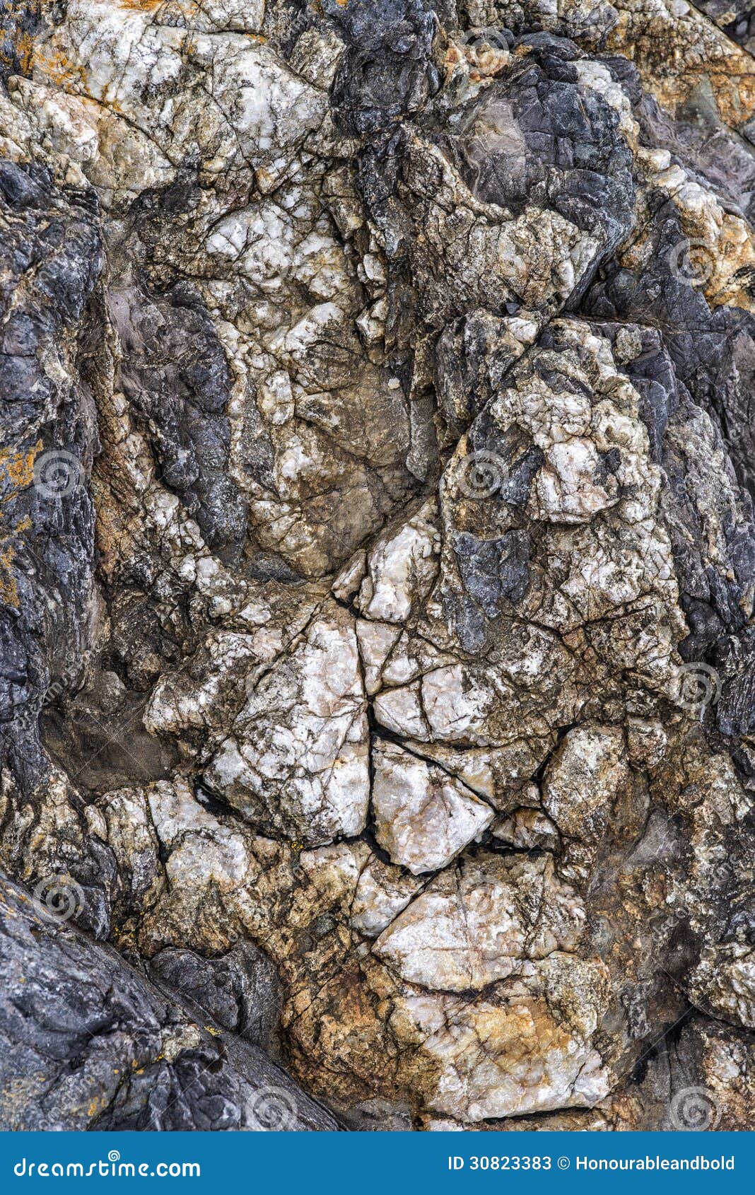 Detalhe Macro De Multi Rocha Mergulhada Da Cor Imagem de Stock - Imagem ...