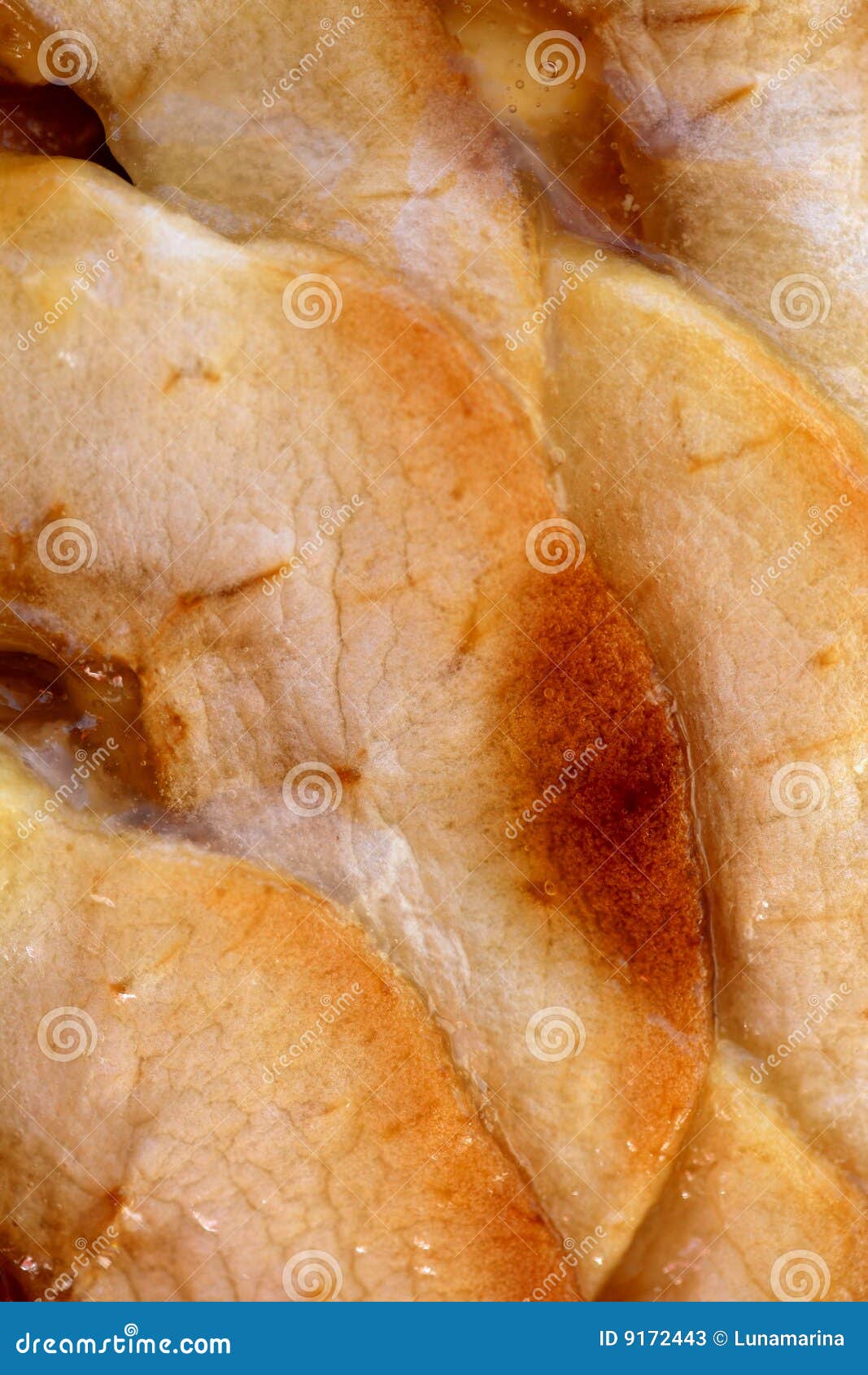 Detalhe Macro Do Bolo De Apple, Torta Cortada Da Fatia Imagem de Stock ...