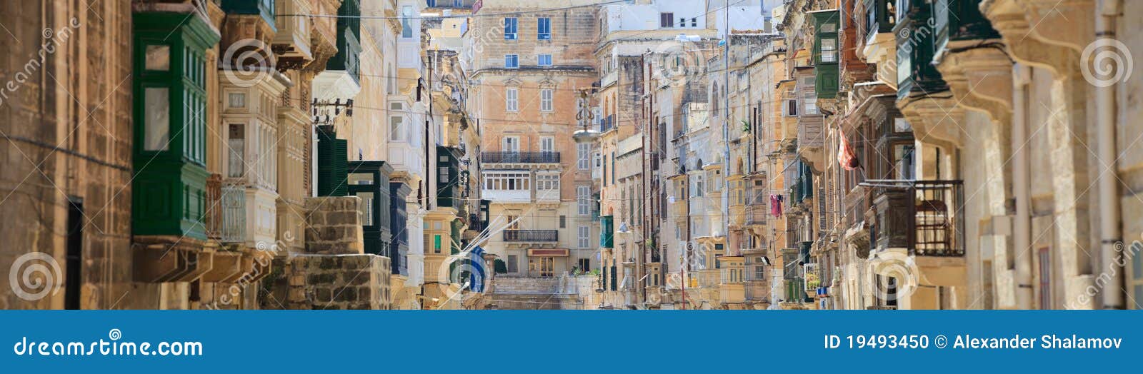 Detalhes Da Arquitetura De Rua De Valletta Foto de Stock - Imagem de ...