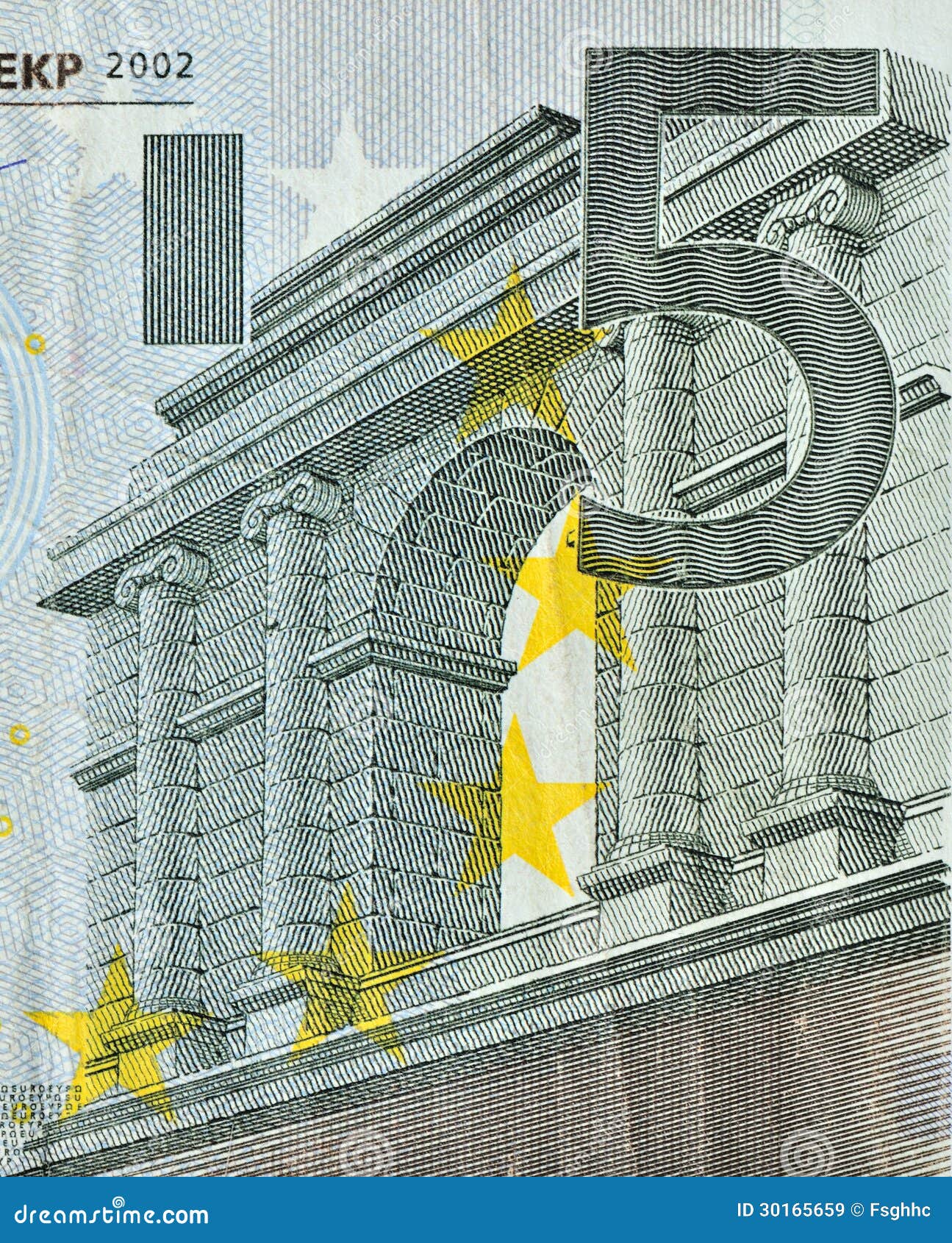 Um Olhar Mais Atento Da Cédula Do Euro 50 Imagem de Stock - Imagem de ...