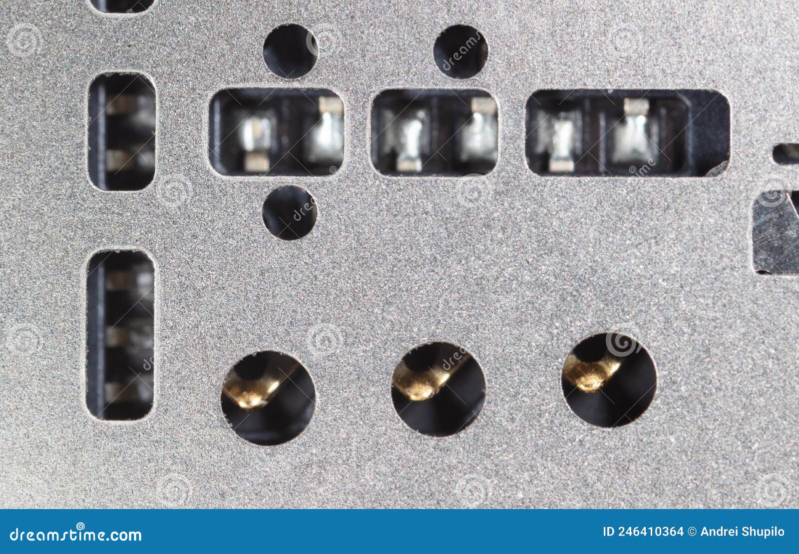 Detalhes E Microcircuitos Na Placa Como Fundo. Foto de Stock - Imagem ...