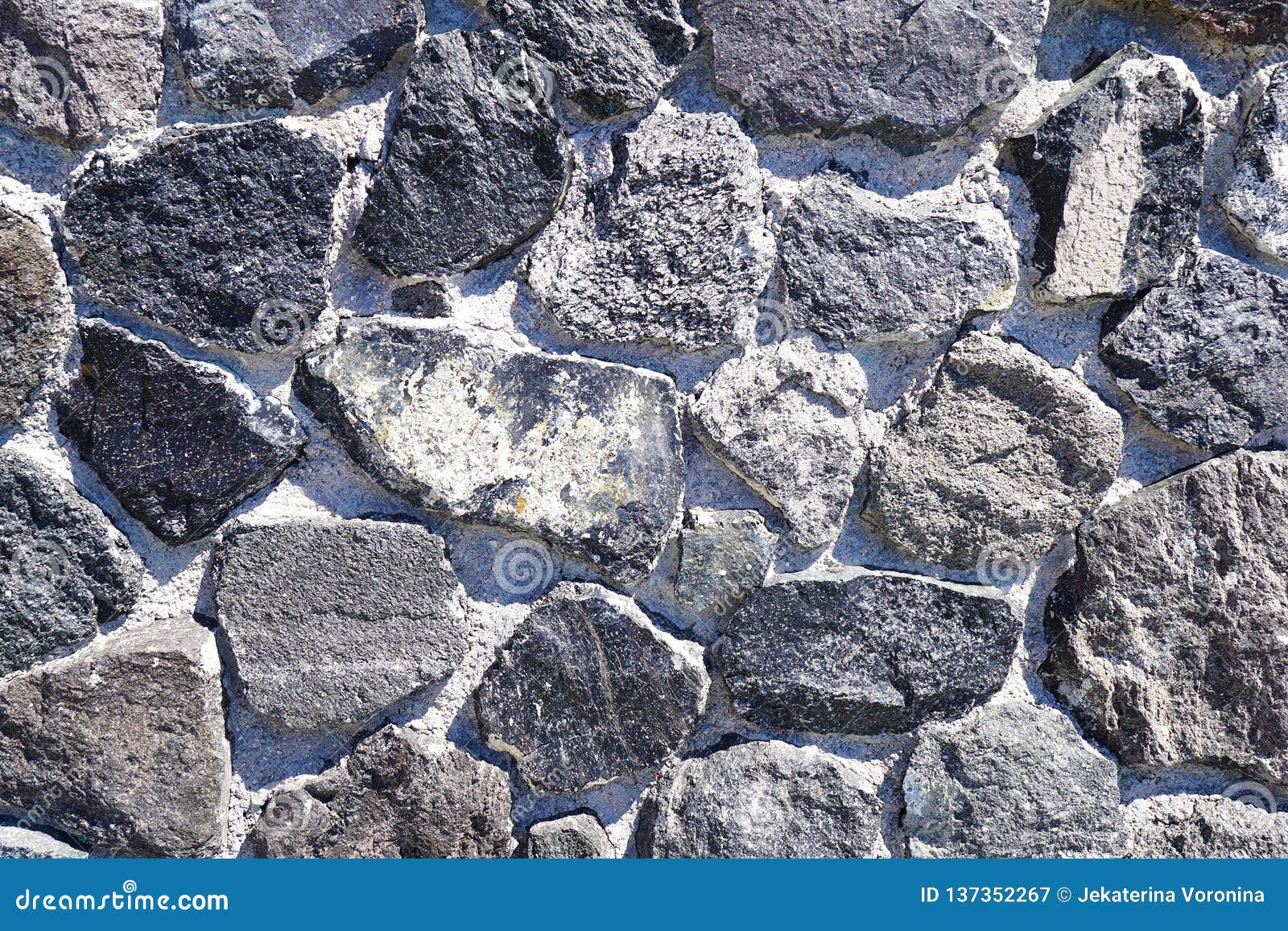 Detalle De La Estructura De Una Pared De Rocas Imagen de archivo ...