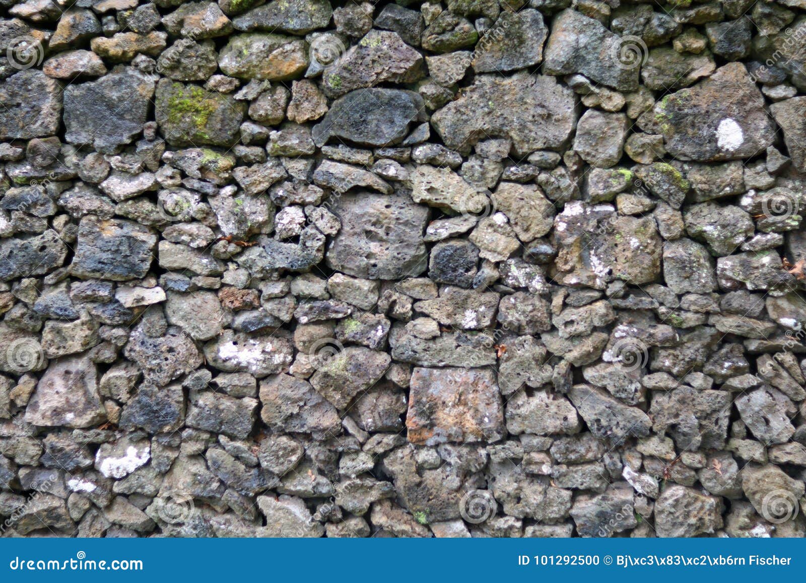 Detalle De Rocas En Una Pared De Piedra Seca Foto de archivo - Imagen ...