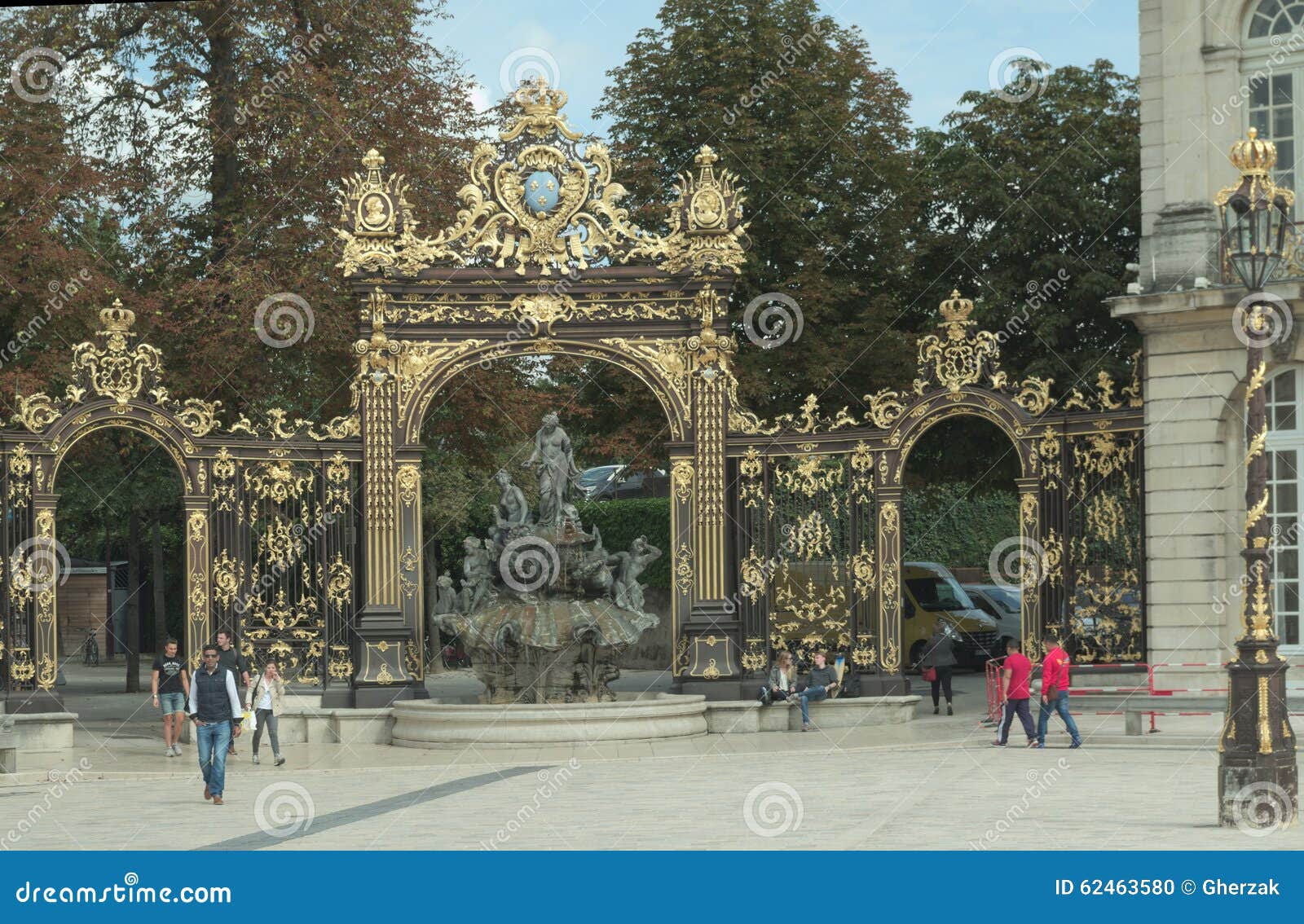 Detalle De Stanislas Square En Nancy Imagen editorial - Imagen de ...