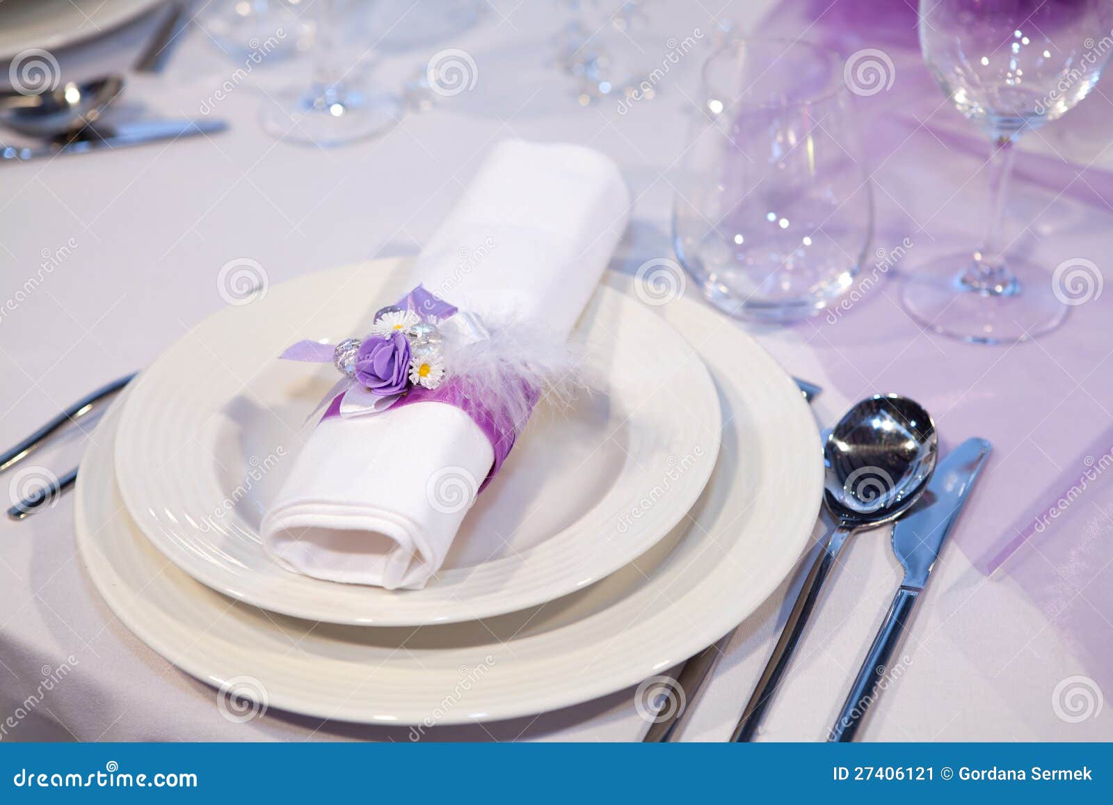 Detalle De Una Cena De Boda Imagen de archivo - Imagen de banquete ...