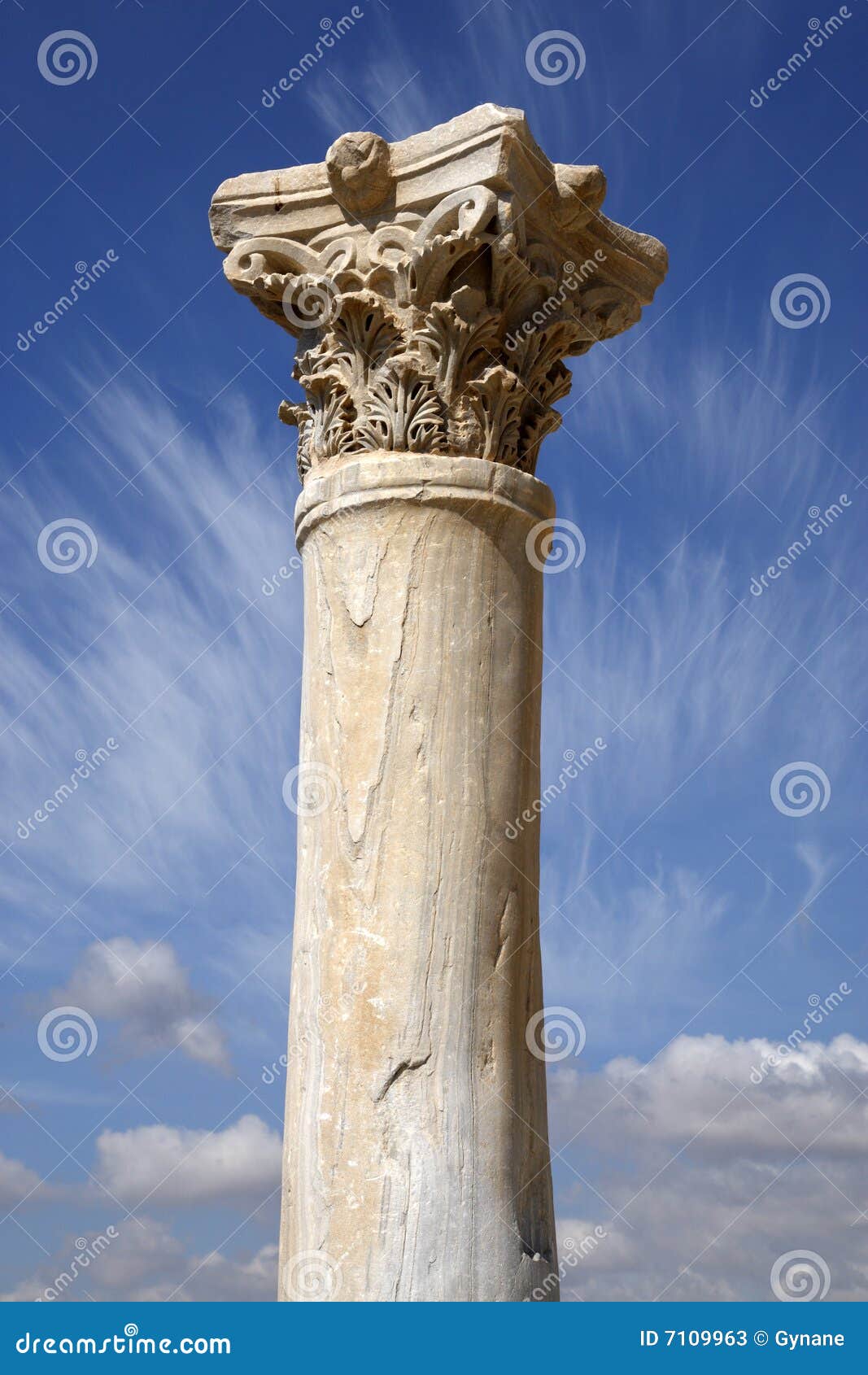 Detalle De Una Columna Romana Fotos de archivo - Imagen: 7109963