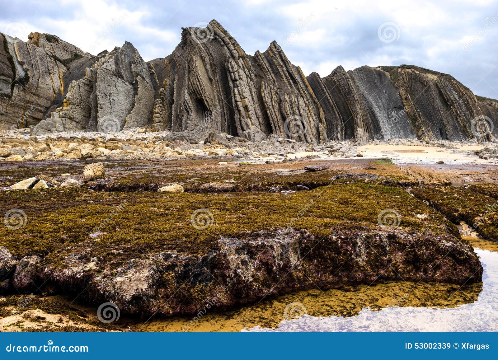 Detalle del flysch imagen de archivo. Imagen de pizarra - 53002339