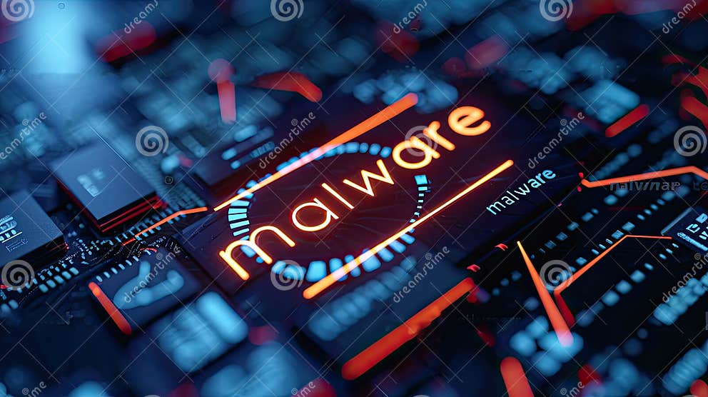 Detecting of a Malware. Virus, System Hack, Cyber Attack, "malware ...