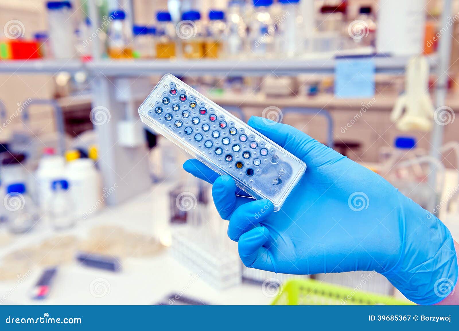 Detection of bacteria test stock image. Image of biomedical - 39685367
