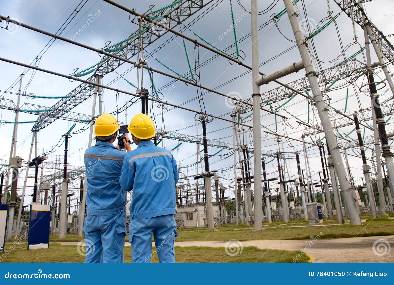 Detection of Power Equipment Stock Photo - Image of testing, cable ...