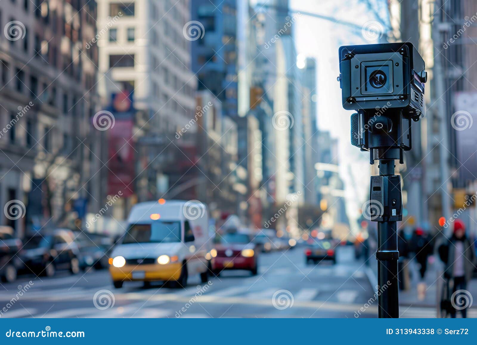 Detection or Recognition Sensor Placed on a City Street, Safety of ...