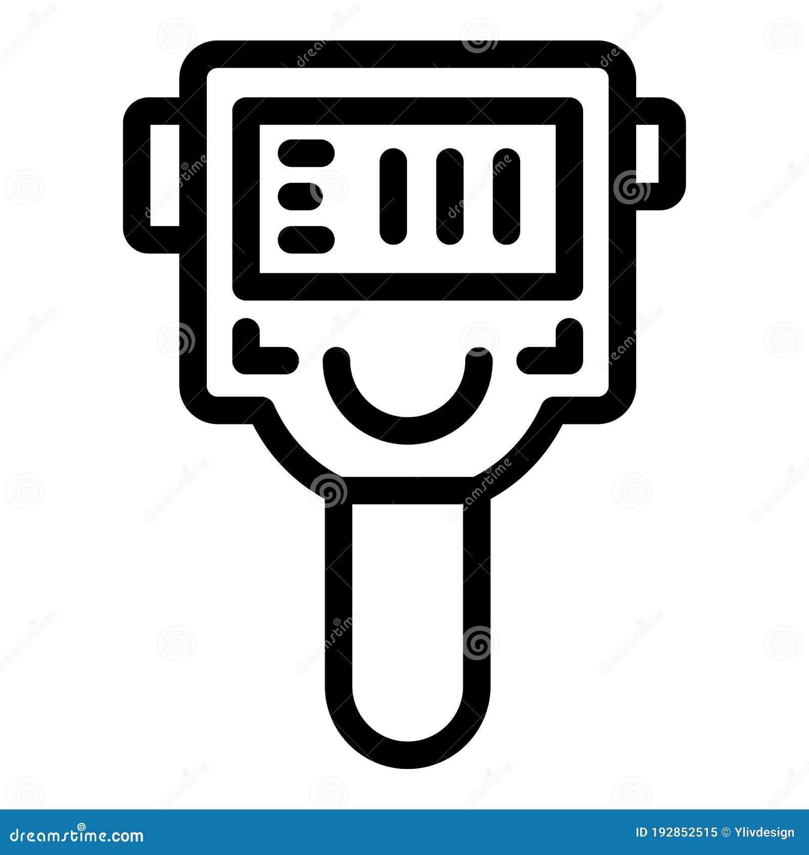Detection Thermal Imager Icon, Outline Style Stock Vector ...