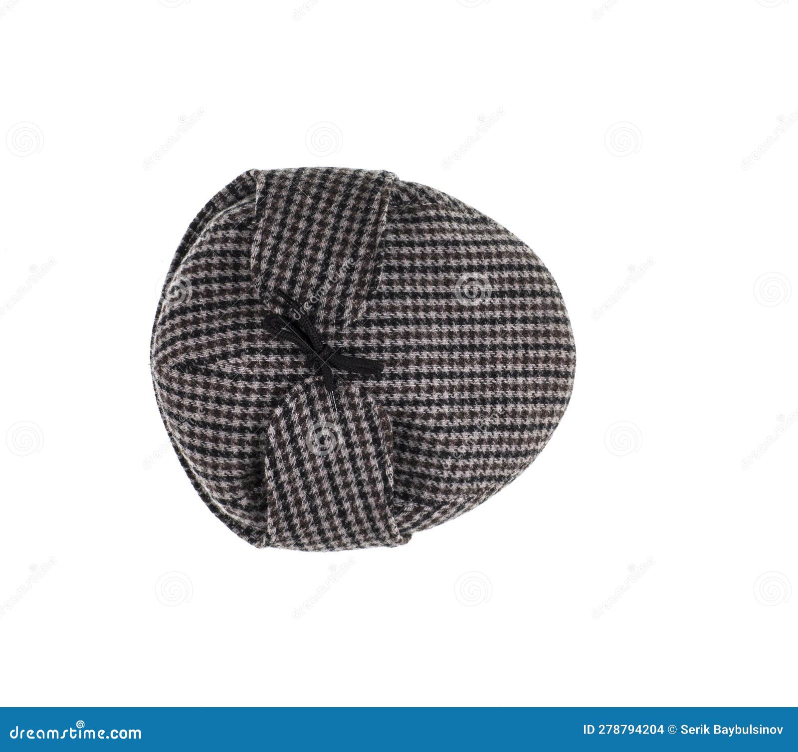 Detective Cap Isolated on White Stock Photo - Image of glass, concept ...