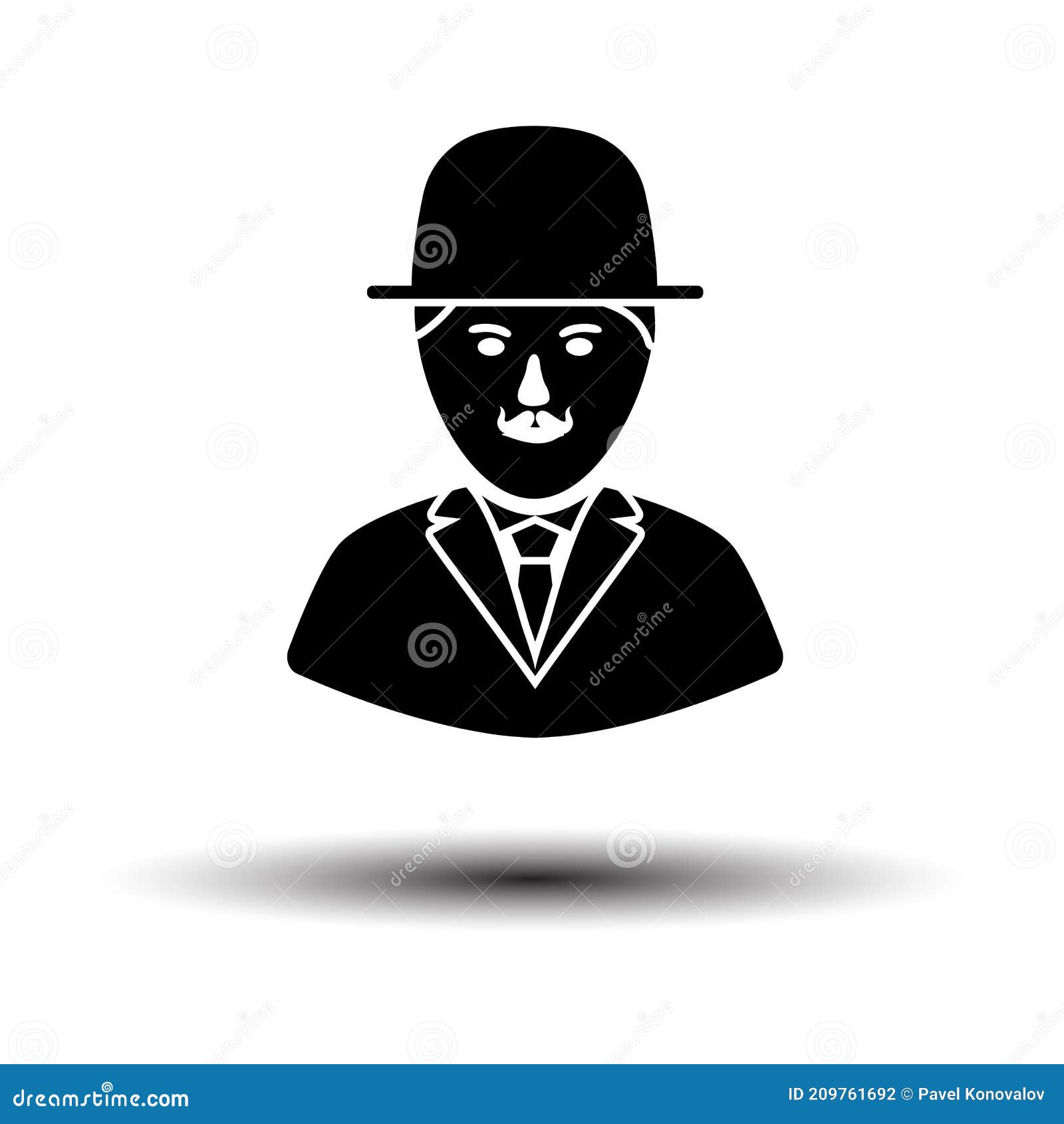 Detective Icon. Trendy Flat Vector Detective Icon On White Background ...